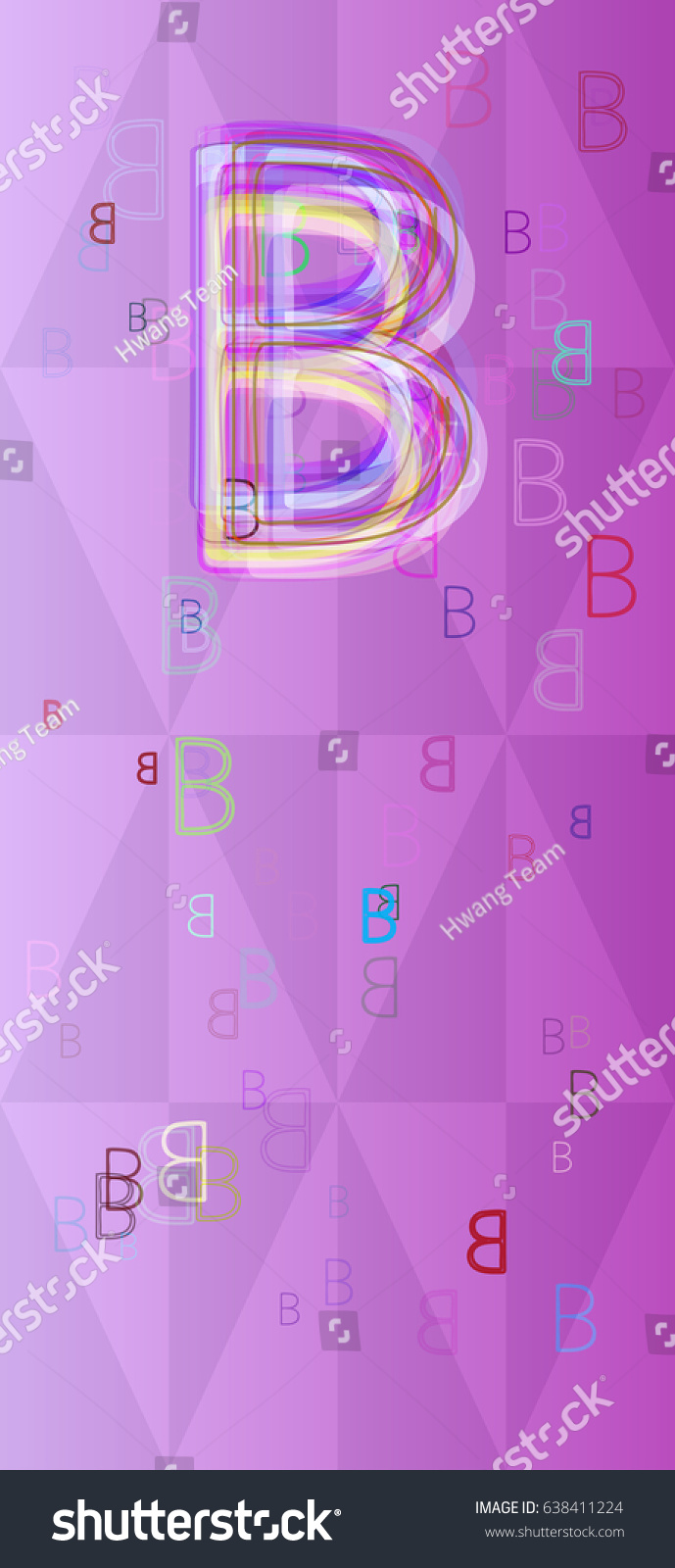 Alphabet B Icon Vector Stock Vector (Royalty Free) 638411224 | Shutterstock