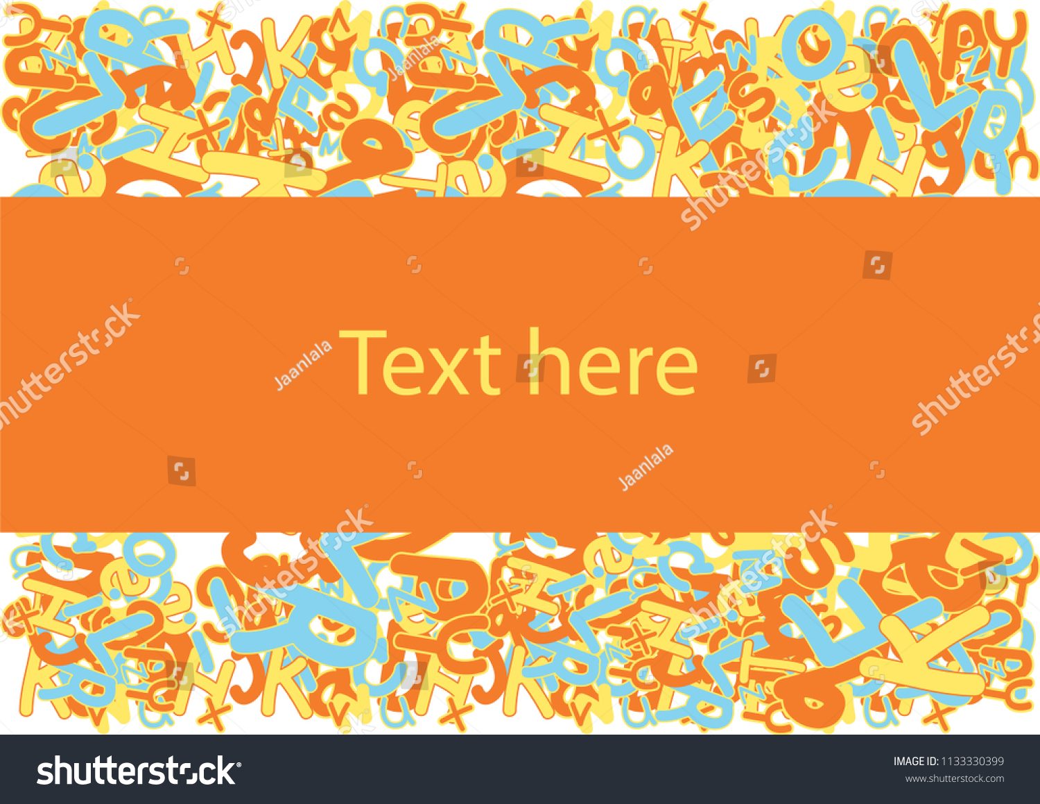 Alphabet Brochure Vector Stock Vector (Royalty Free) 1133330399 ...