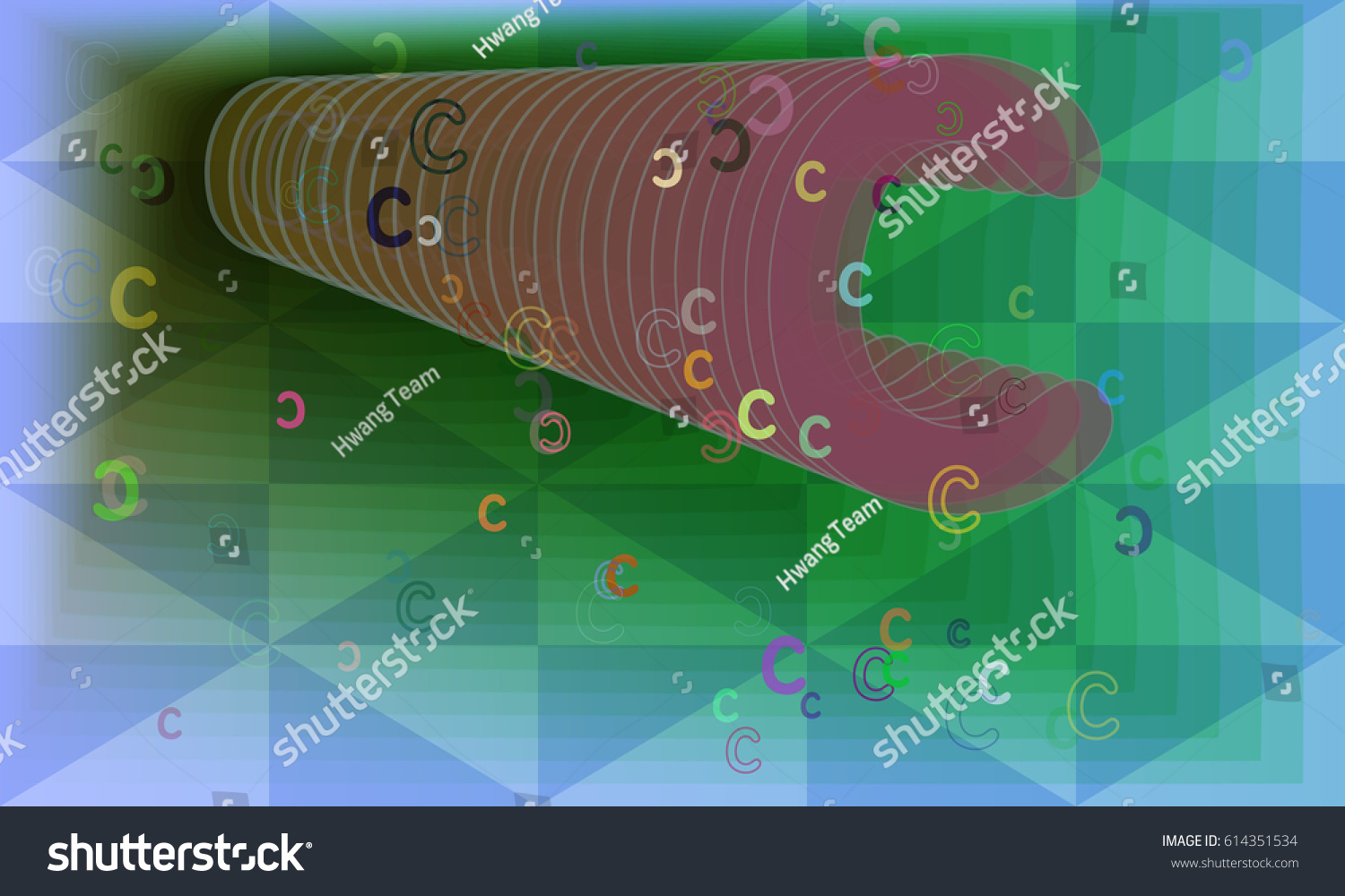 Alphabet C Background Icon Stock Vector (Royalty Free) 614351534 ...