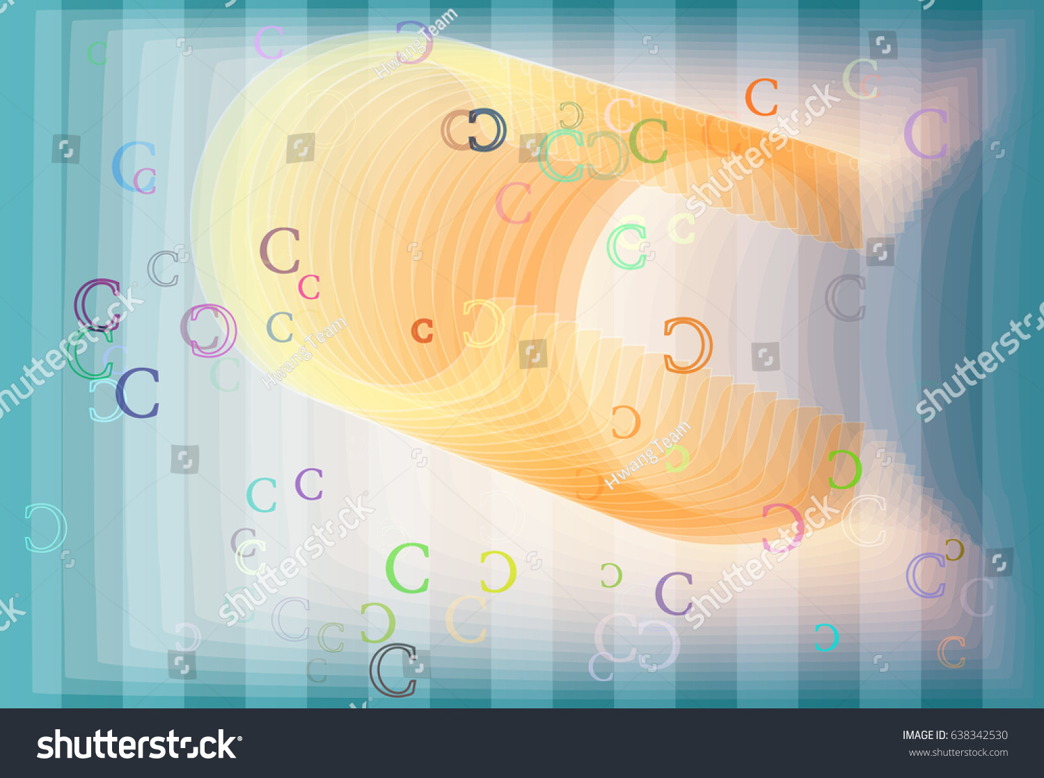 Alphabet C Template Background Stock Vector (Royalty Free) 638342530 ...