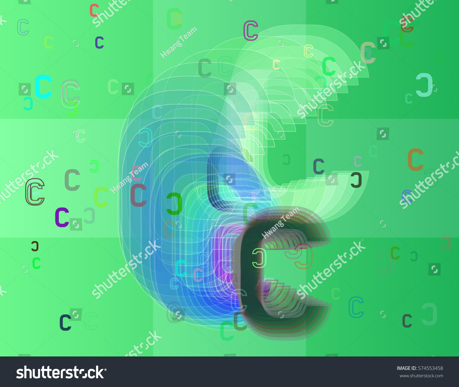 Alphabet C Texture Background Stock Vector (Royalty Free) 574553458 ...