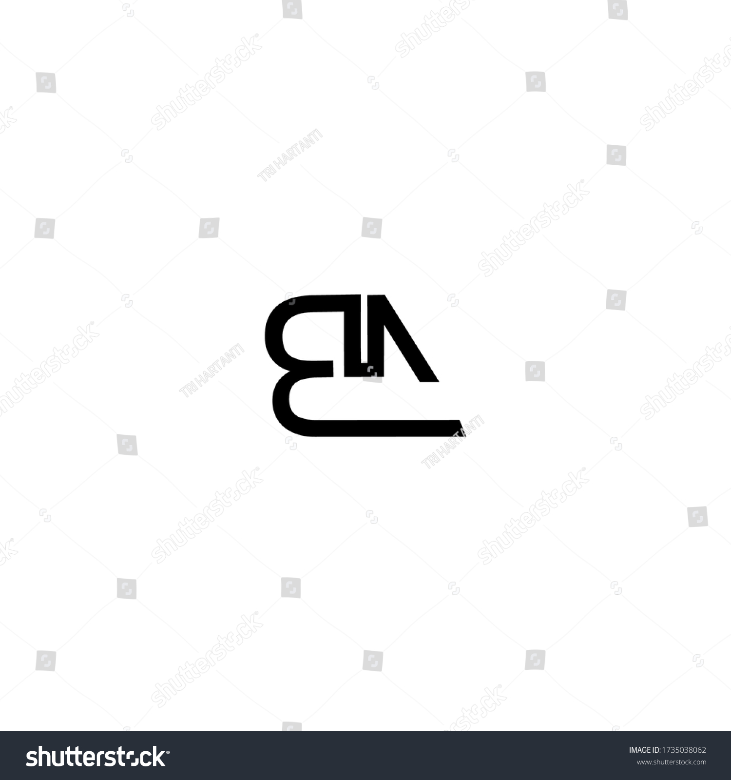 Alphabet Ea New Logo Vector Stock Vector (Royalty Free) 1735038062 ...