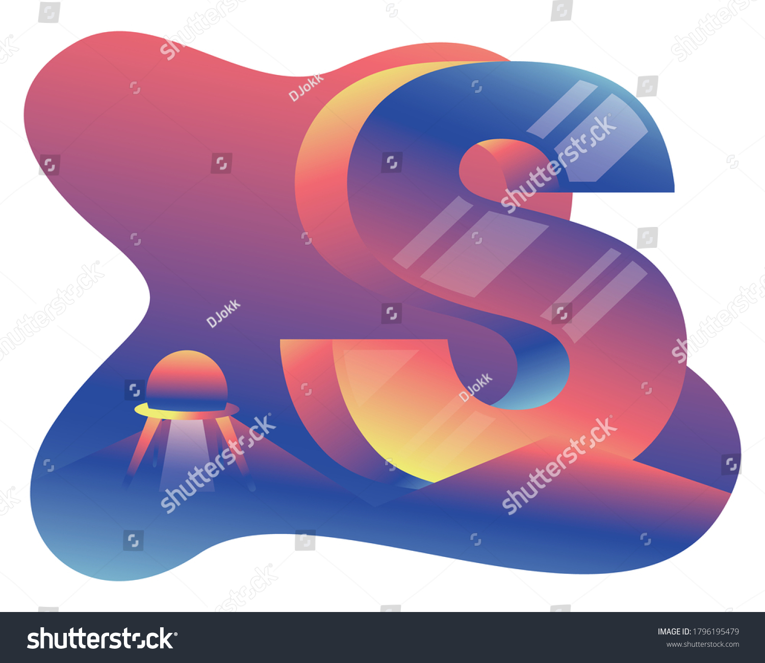 Alphabet Initial Background Clip Art Stock Vector (Royalty Free ...