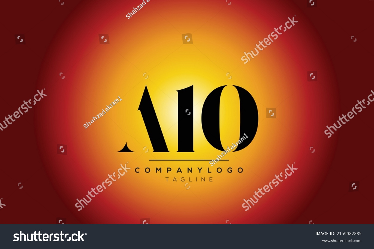 Alphabet Letters Initials Logo A10 Stock Vector (Royalty Free ...