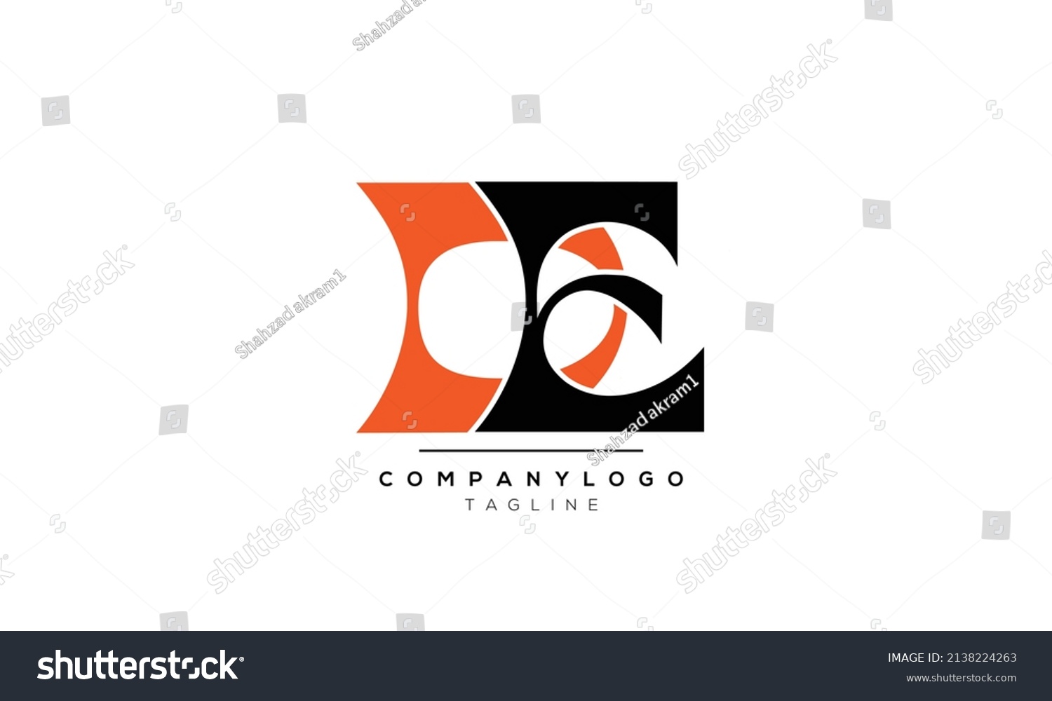 Alphabet Letters Initials Logo De Stock Vector (Royalty Free ...