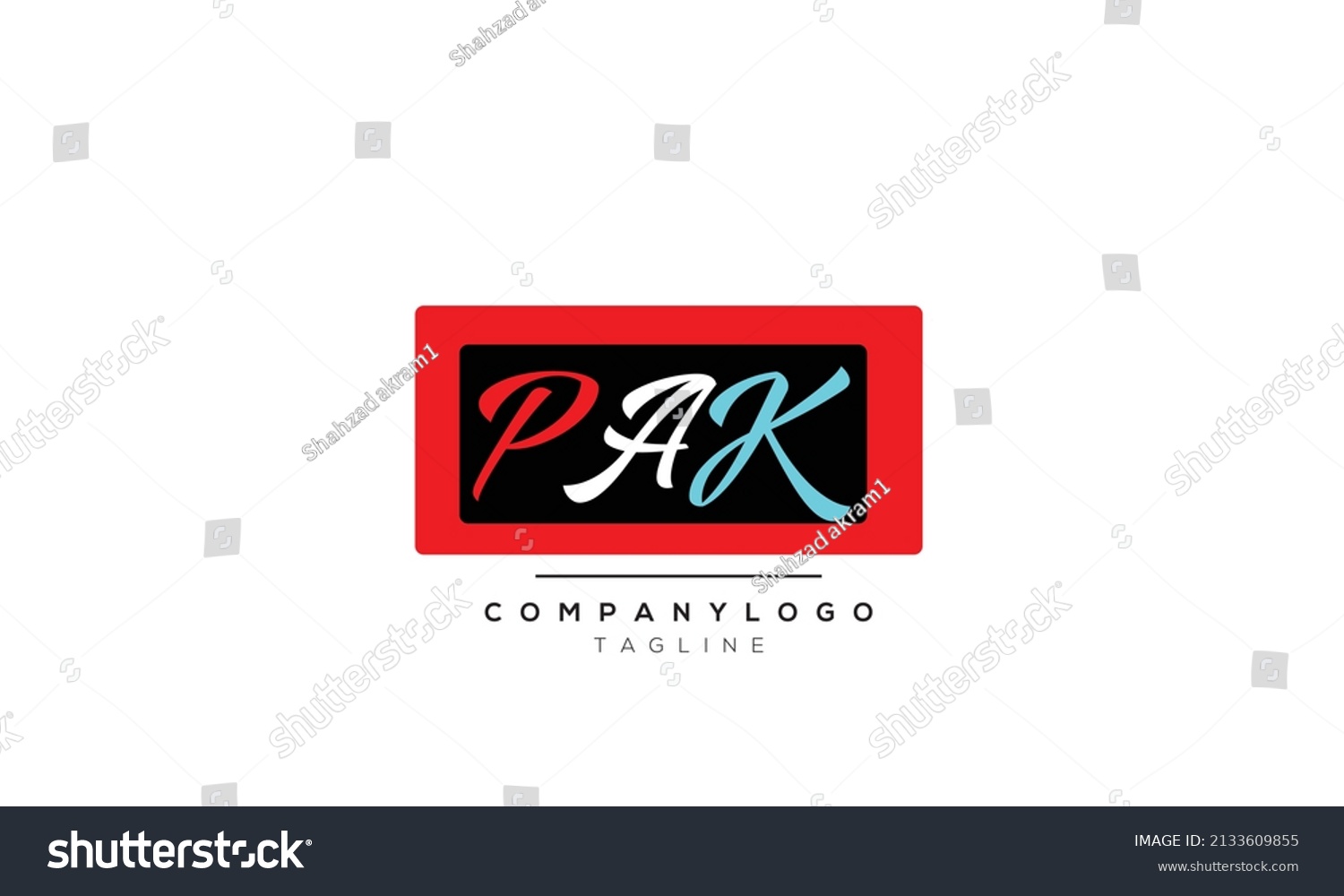 Alphabet Letters Initials Logo Pak Stock Vector (Royalty Free ...