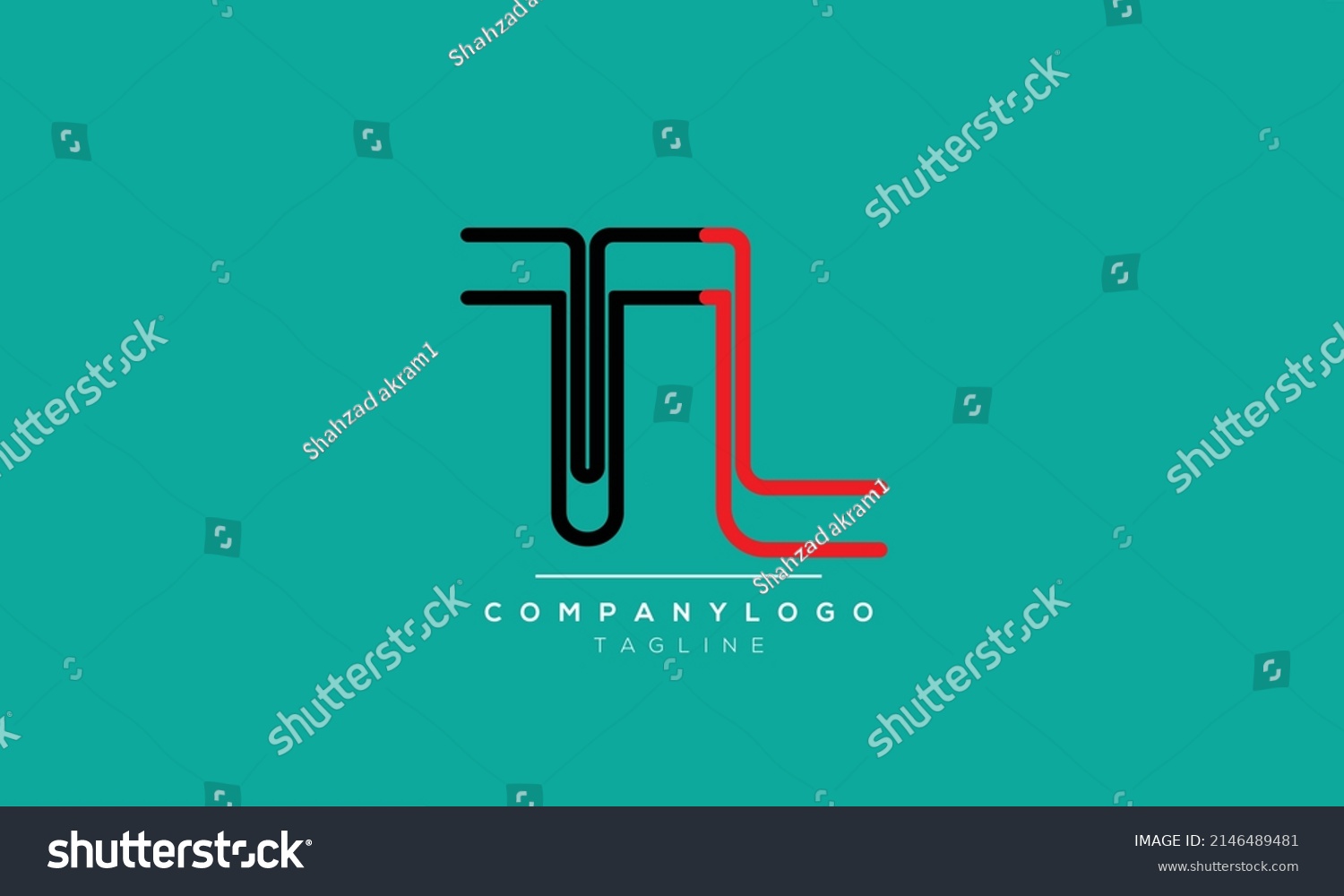Alphabet Letters Initials Logo Tl Stock Vector (Royalty Free ...