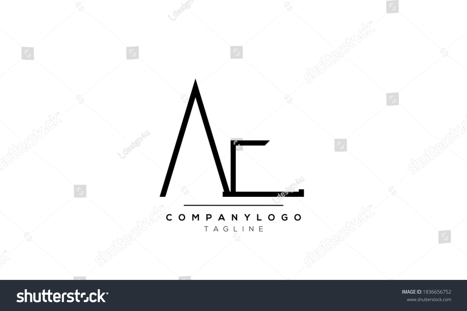 Alphabet Letters Initials Monogram Logo Acca Stock Vector (Royalty Free ...