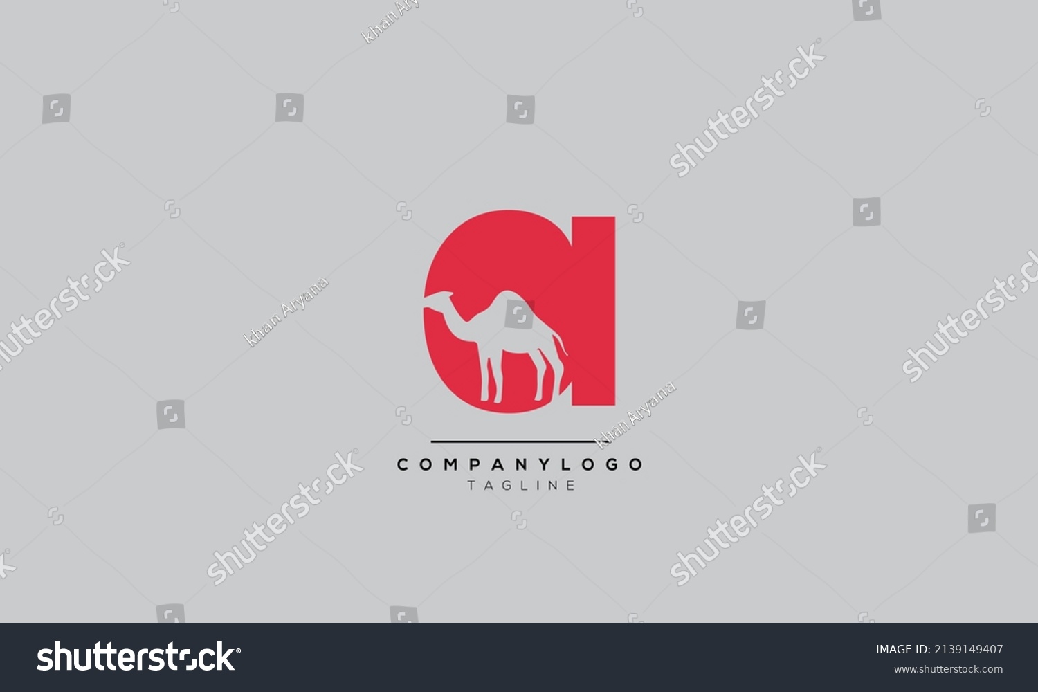 Alphabet Letters Initials Monogram Logo Camel Stock Vector (Royalty ...