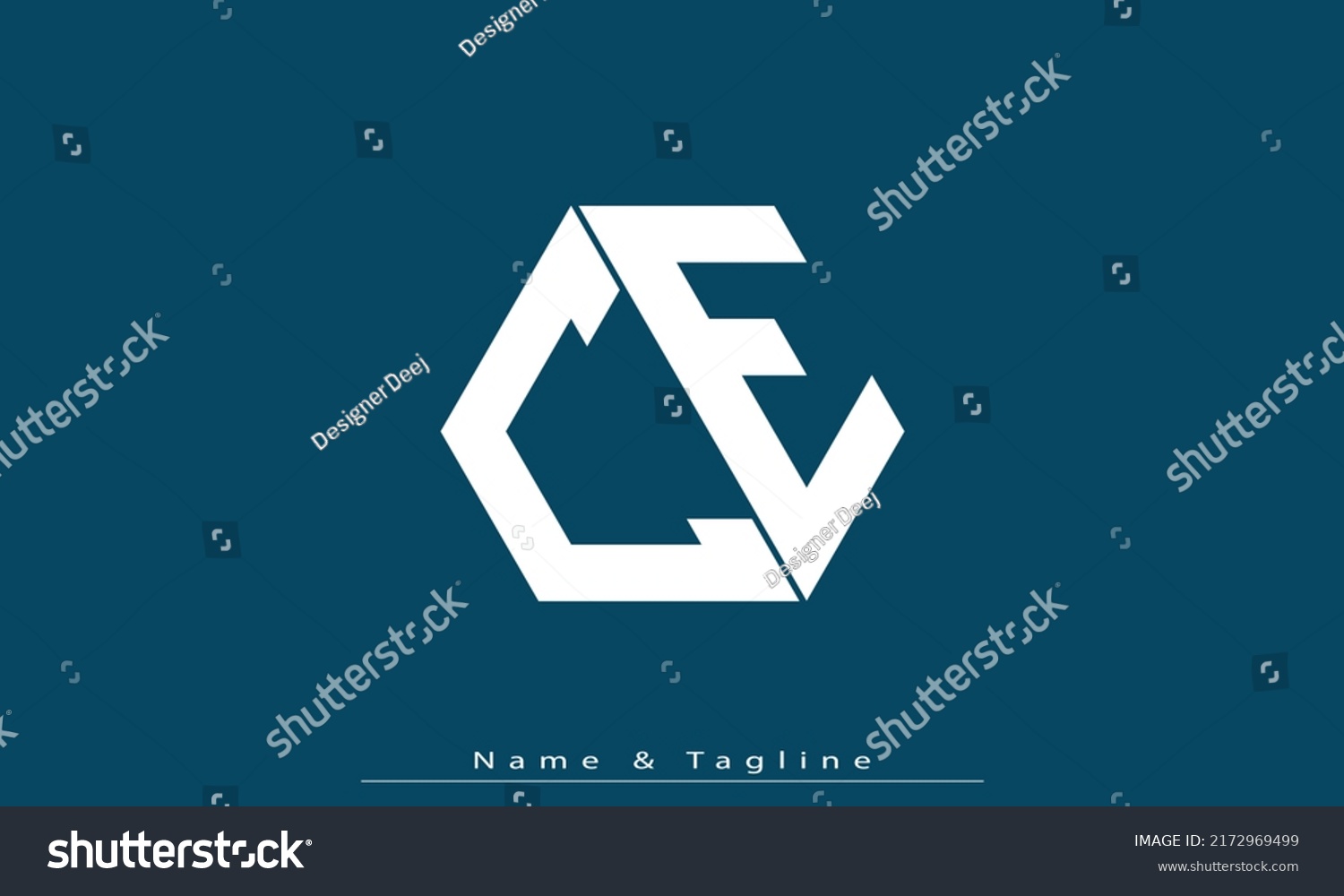 Alphabet Letters Initials Monogram Logo Ce Stock Vector (Royalty Free ...