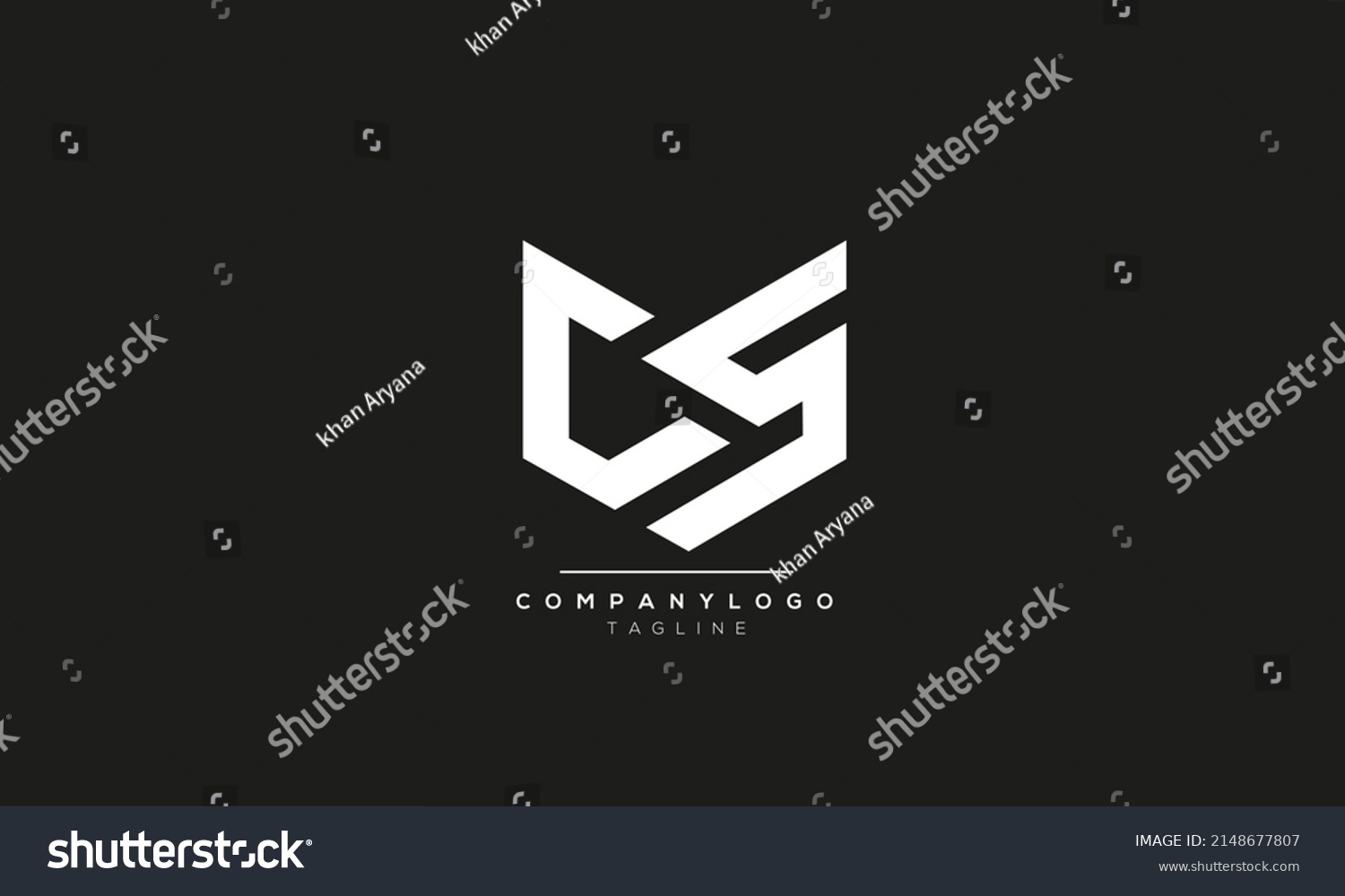 Alphabet Letters Initials Monogram Logo Cs Stock Vector (Royalty Free ...