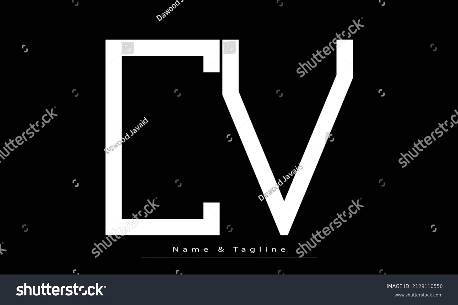 Alphabet Letters Initials Monogram Logo Cv Stock Vector (Royalty Free ...