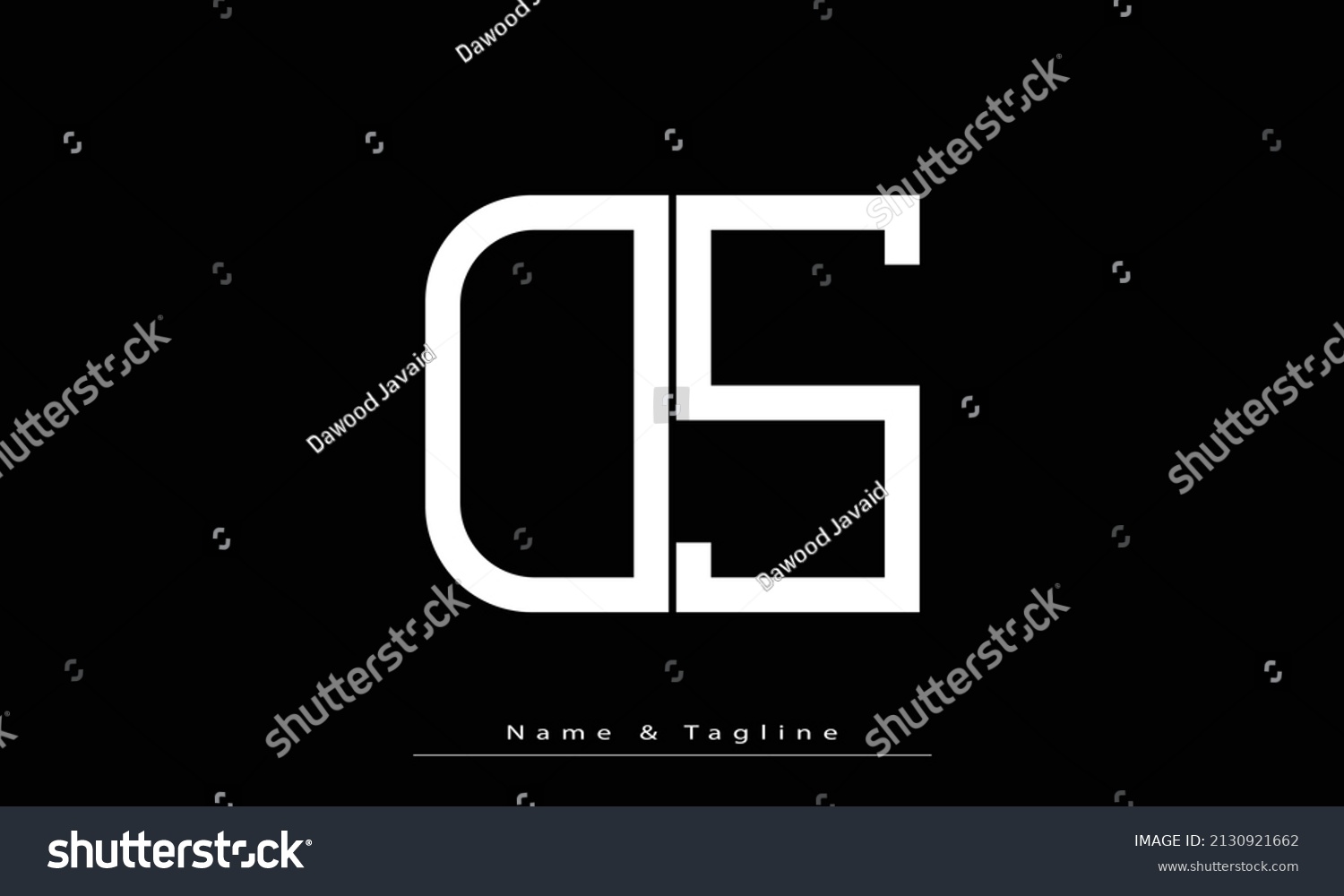 Alphabet Letters Initials Monogram Logo Ds Stock Vector (Royalty Free ...