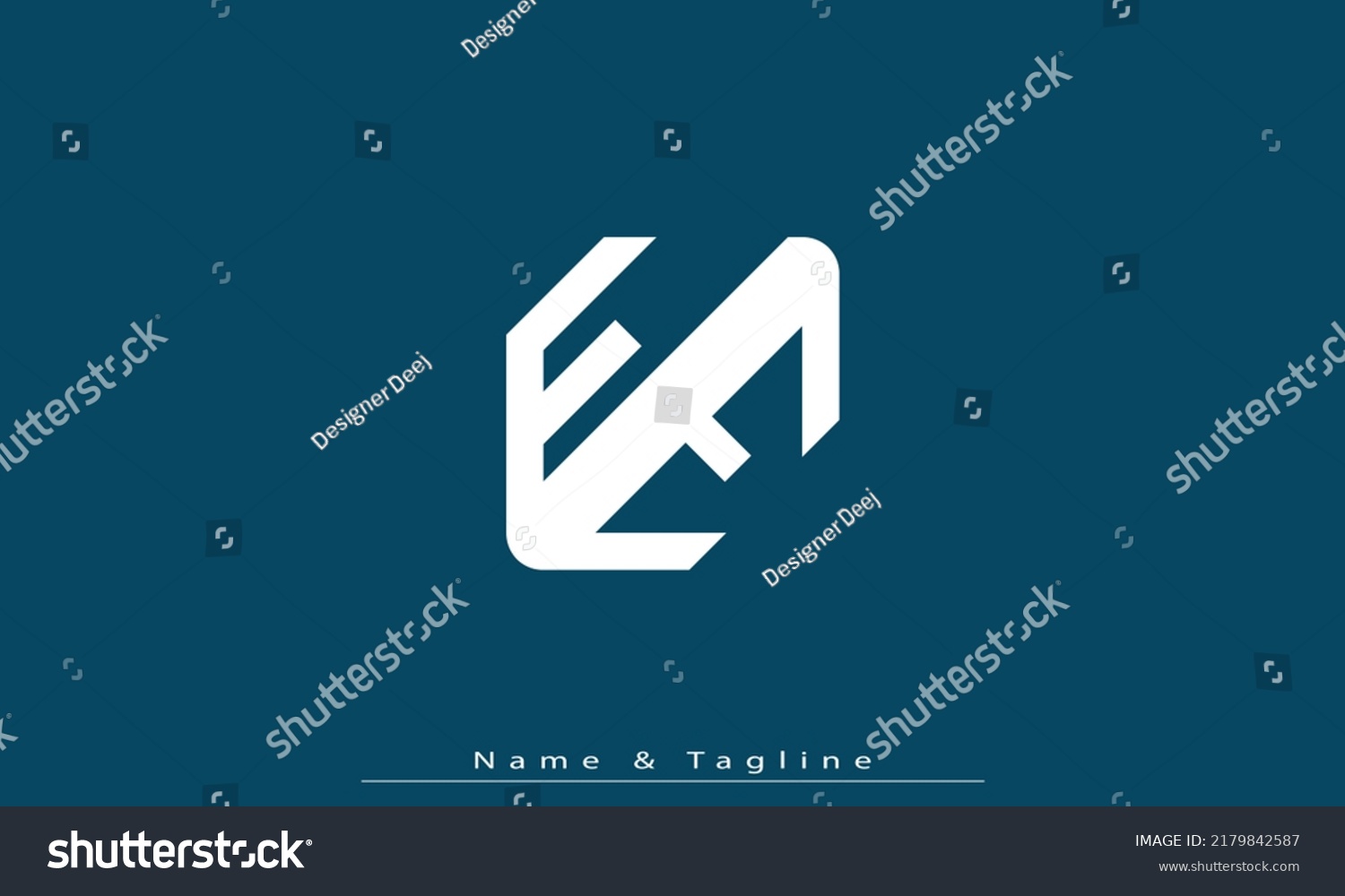 Alphabet Letters Initials Monogram Logo Ee Stock Vector (Royalty Free ...