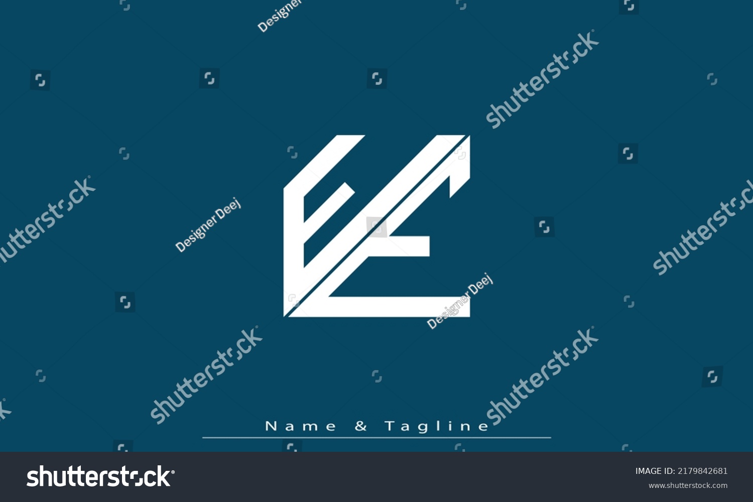 Alphabet Letters Initials Monogram Logo Ee Stock Vector (Royalty Free ...