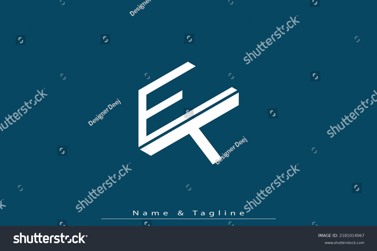 Alphabet Letters Initials Monogram Logo Et Stock Vector (Royalty Free ...