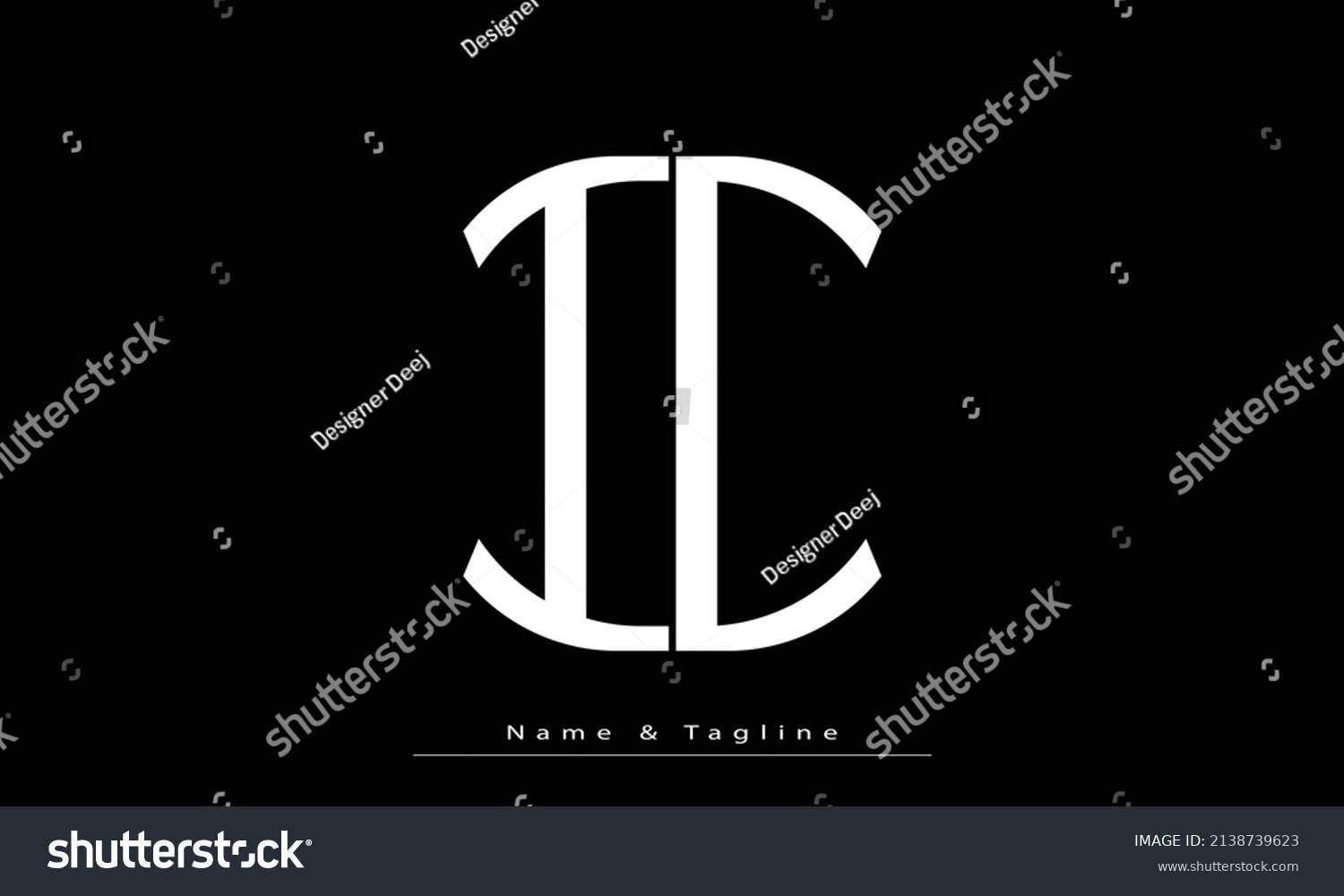 Alphabet Letters Initials Monogram Logo Ic Stock Vector (Royalty Free ...