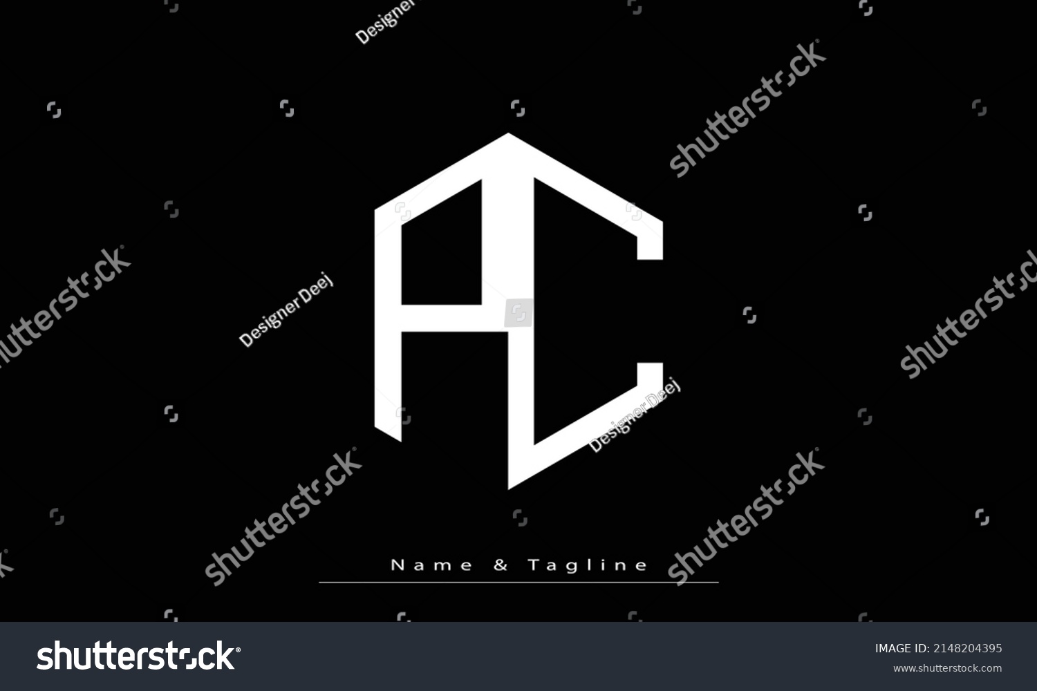 Alphabet Letters Initials Monogram Logo Pc Stock Vector (Royalty Free ...