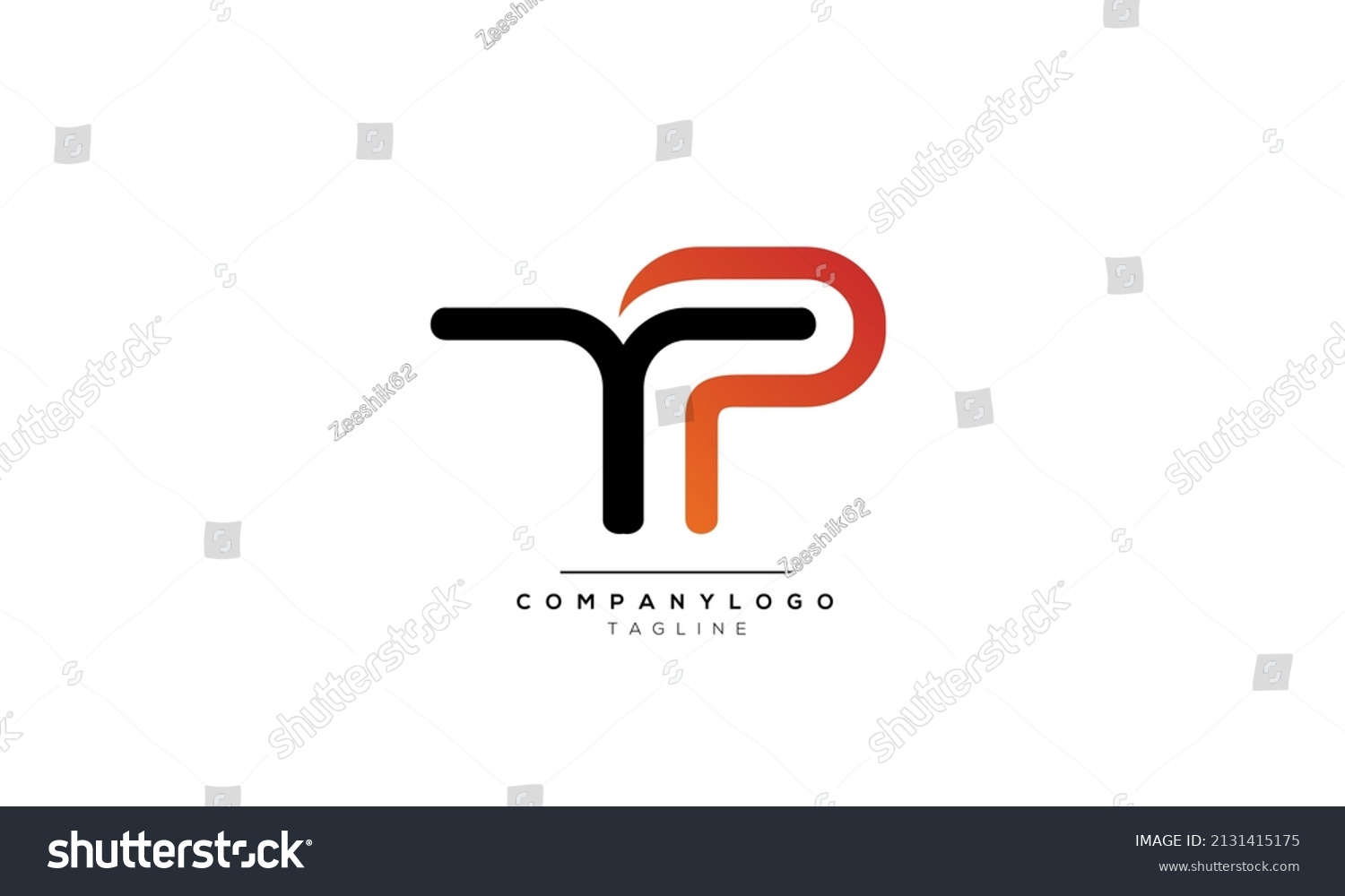 Alphabet Letters Initials Monogram Logo Tp Stock Vector (Royalty Free ...