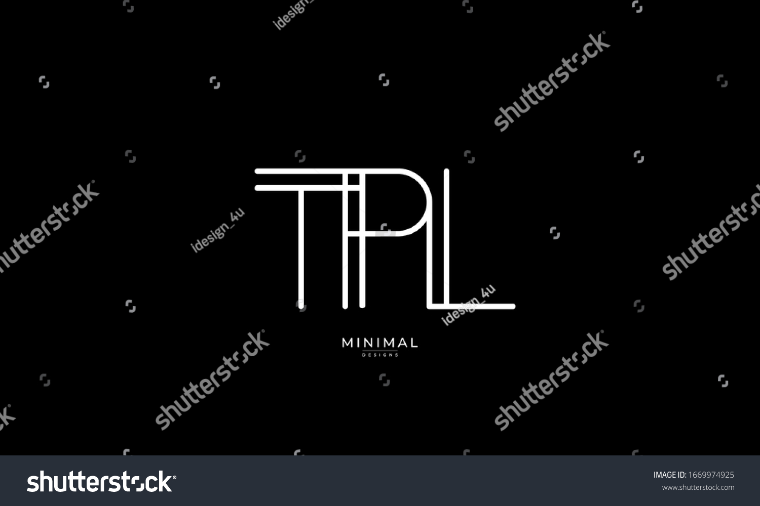 Alphabet Letters Monogram Logo Tpl: เวกเตอร์สต็อก (ปลอดค่าลิขสิทธิ์ ...