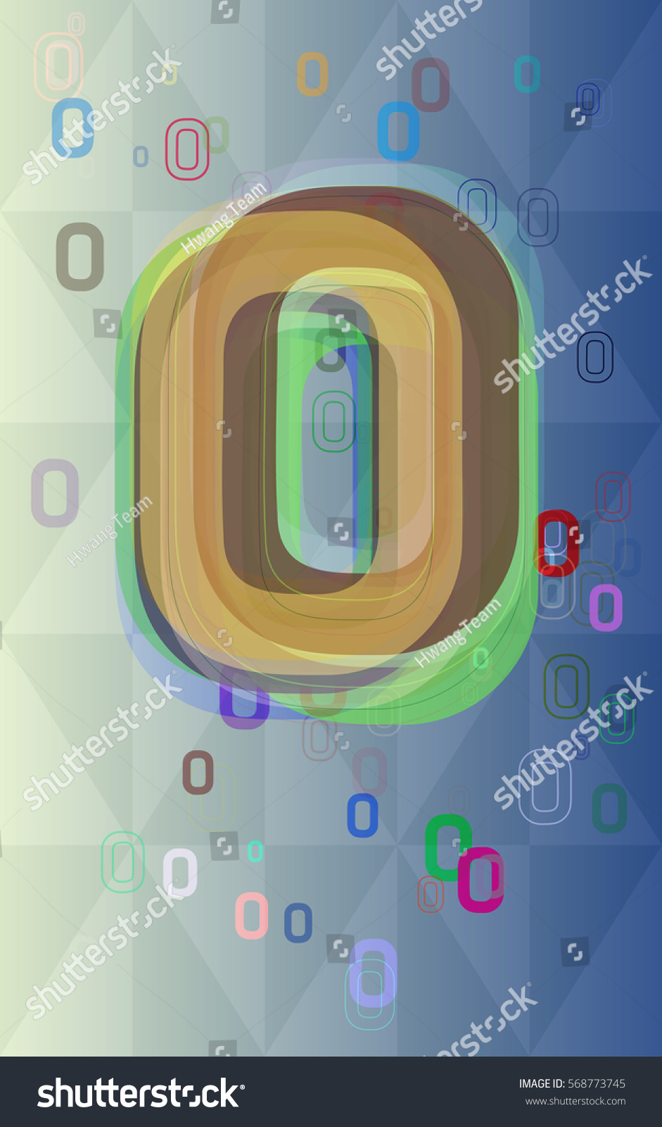 Alphabet O Texture Background Stock Vector (Royalty Free) 568773745