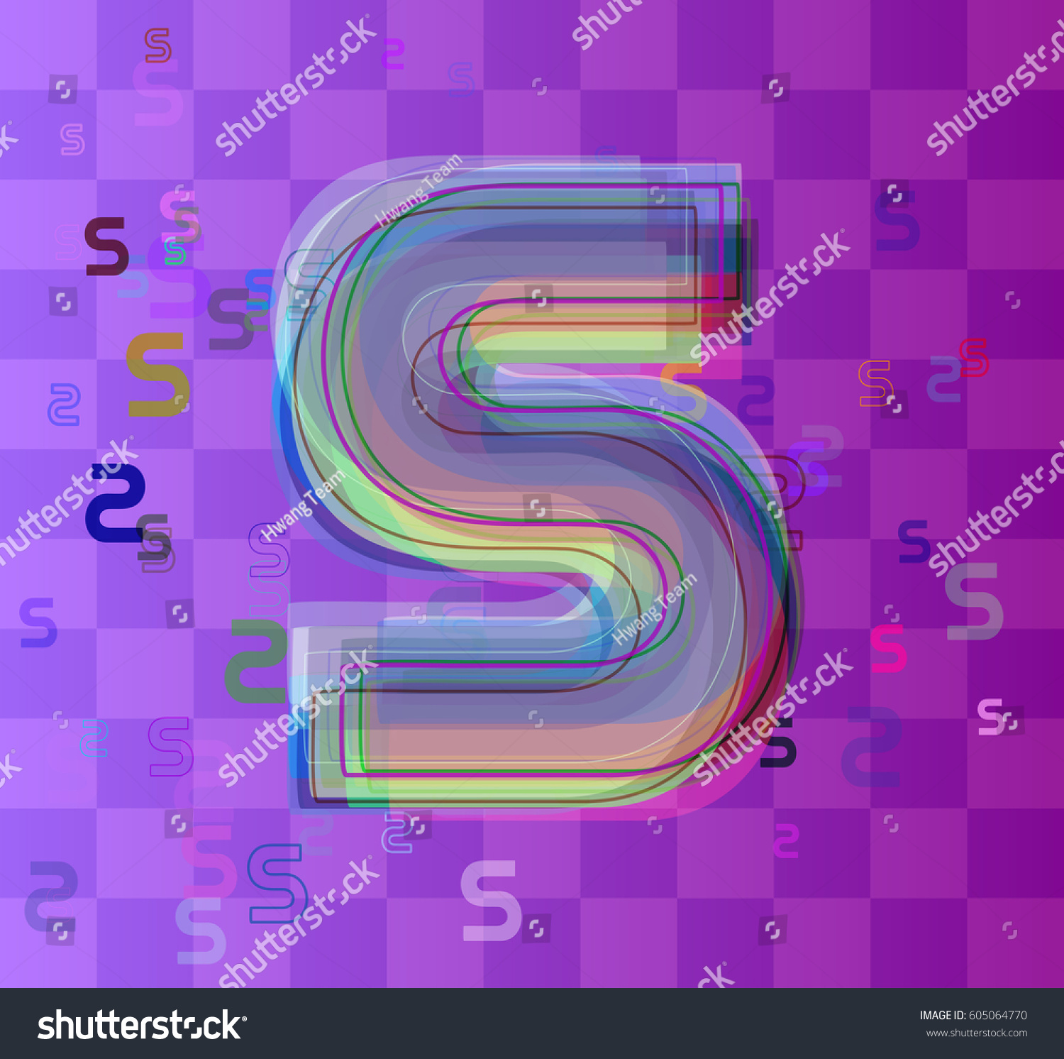 Alphabet S Design Template Stock Vector (Royalty Free) 605064770 ...