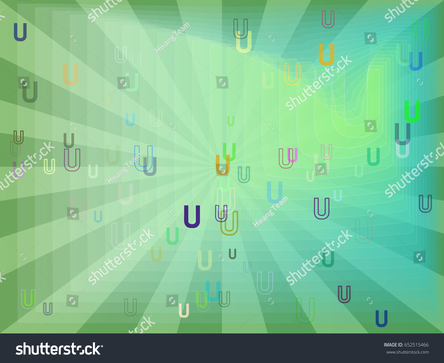 Alphabet U Template Design Stock Vector (Royalty Free) 652515466 ...