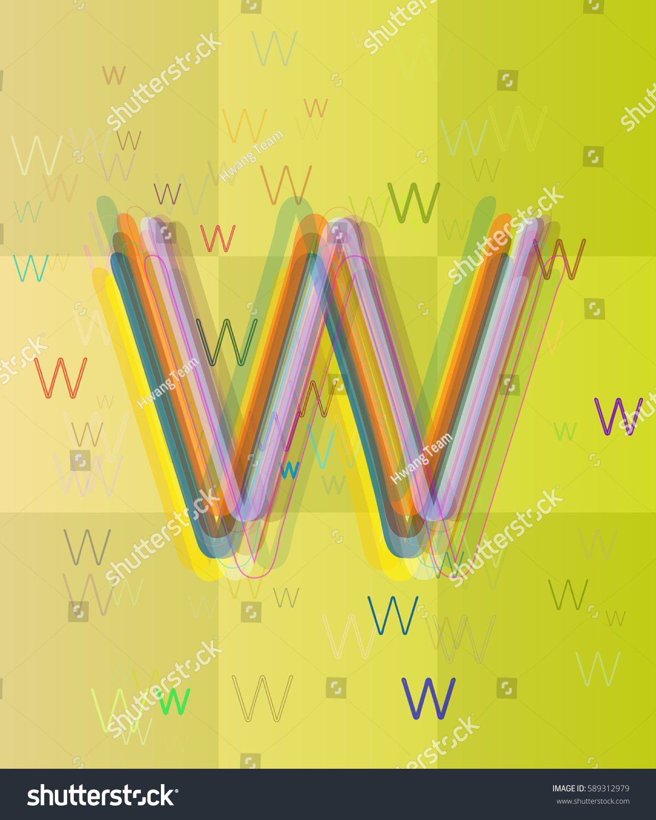 Alphabet W Vector Art Stock Vector (Royalty Free) 589312979 | Shutterstock