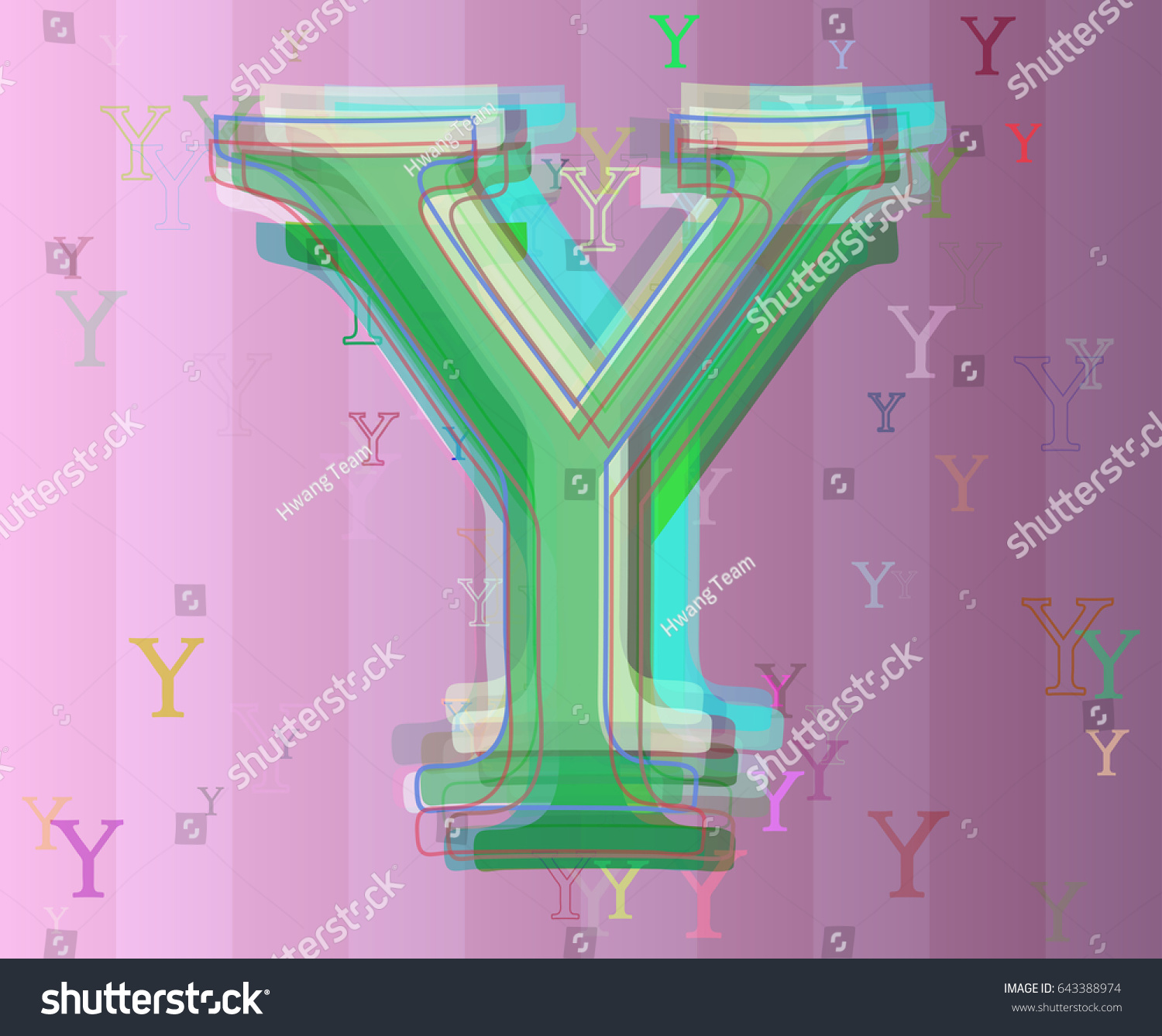 Alphabet Y Background Design Stock Vector (Royalty Free) 643388974 ...