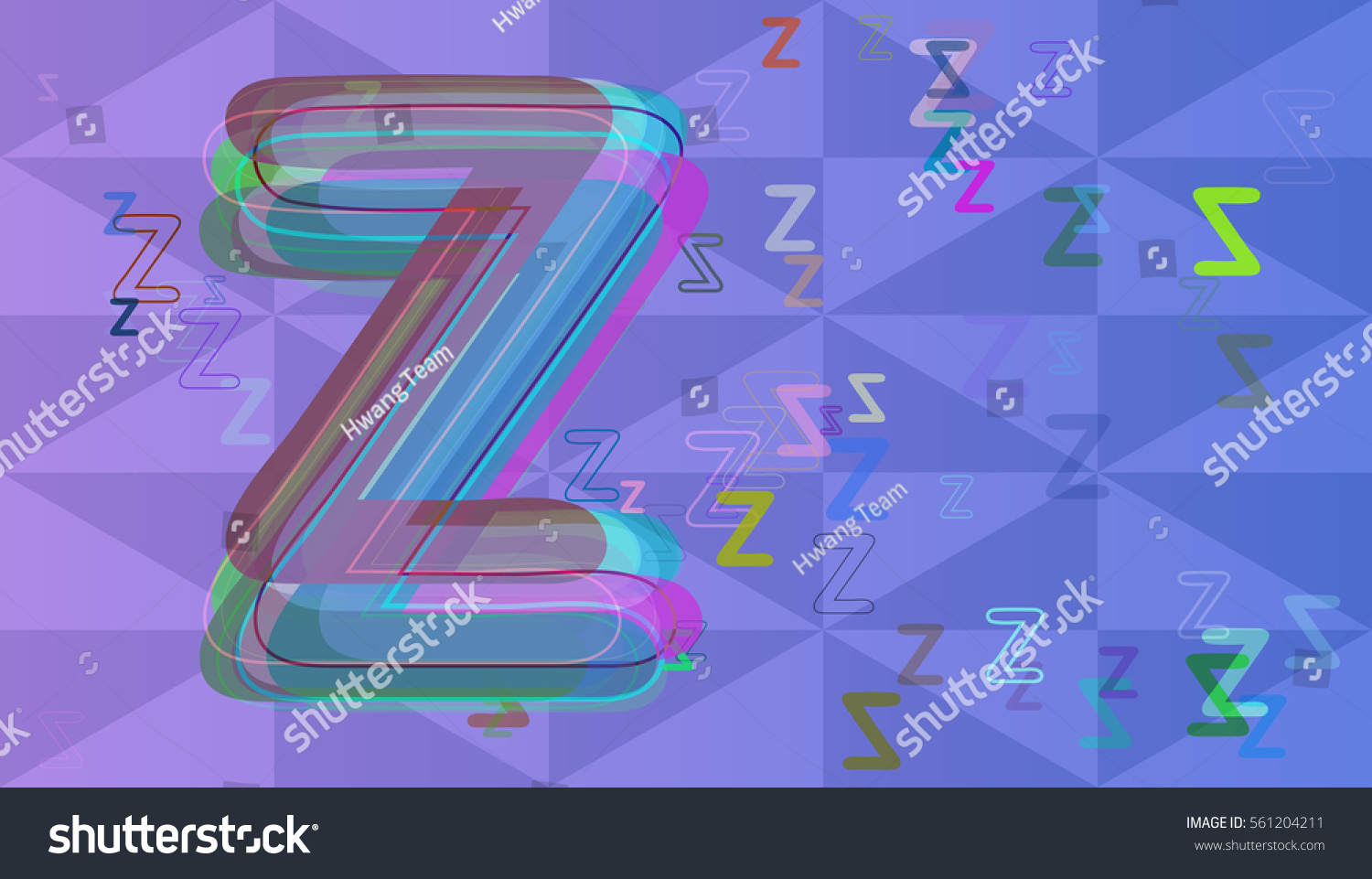 Alphabet Z Art Pattern Stock Vector (Royalty Free) 561204211 | Shutterstock