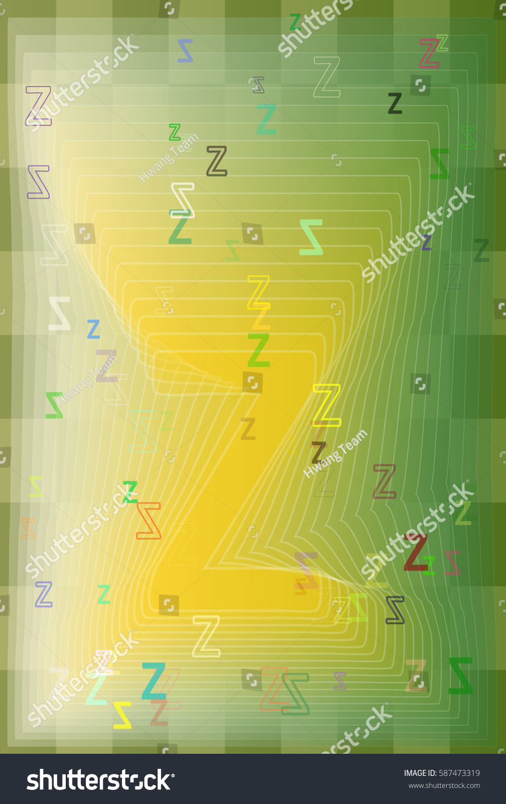 Alphabet Z Idea Texture Stock Vector (Royalty Free) 587473319 ...