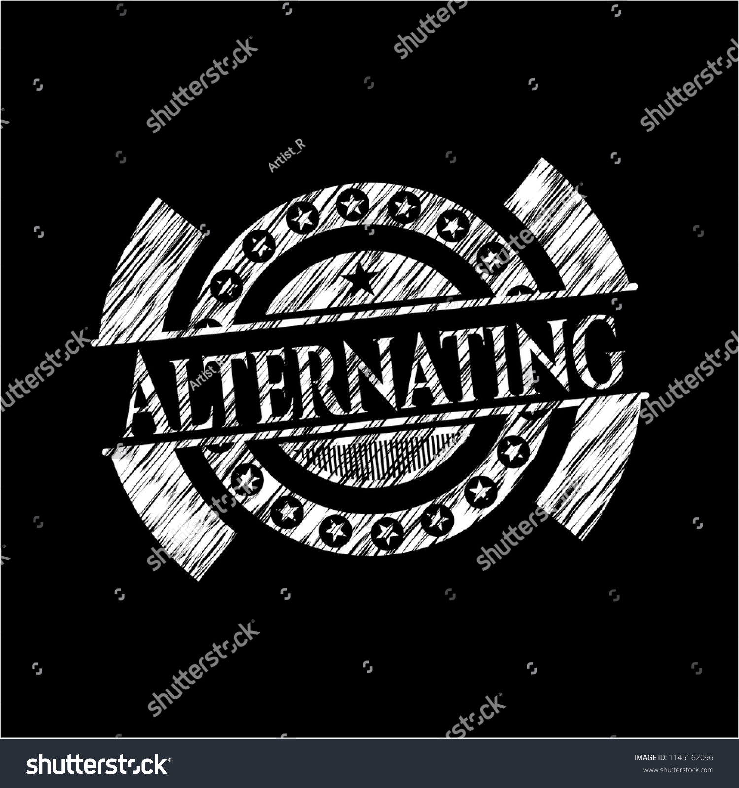 Alternating Written Chalkboard Texture Stock Vector (Royalty Free ...