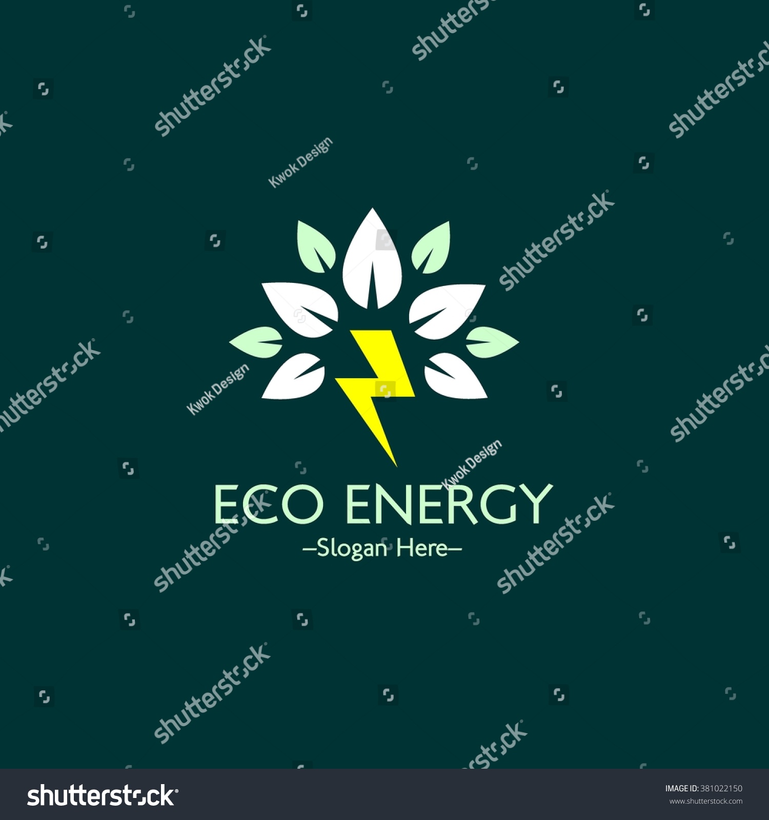 Alternative Renewable Energy Logo Stock Vector (Royalty Free) 381022150 ...