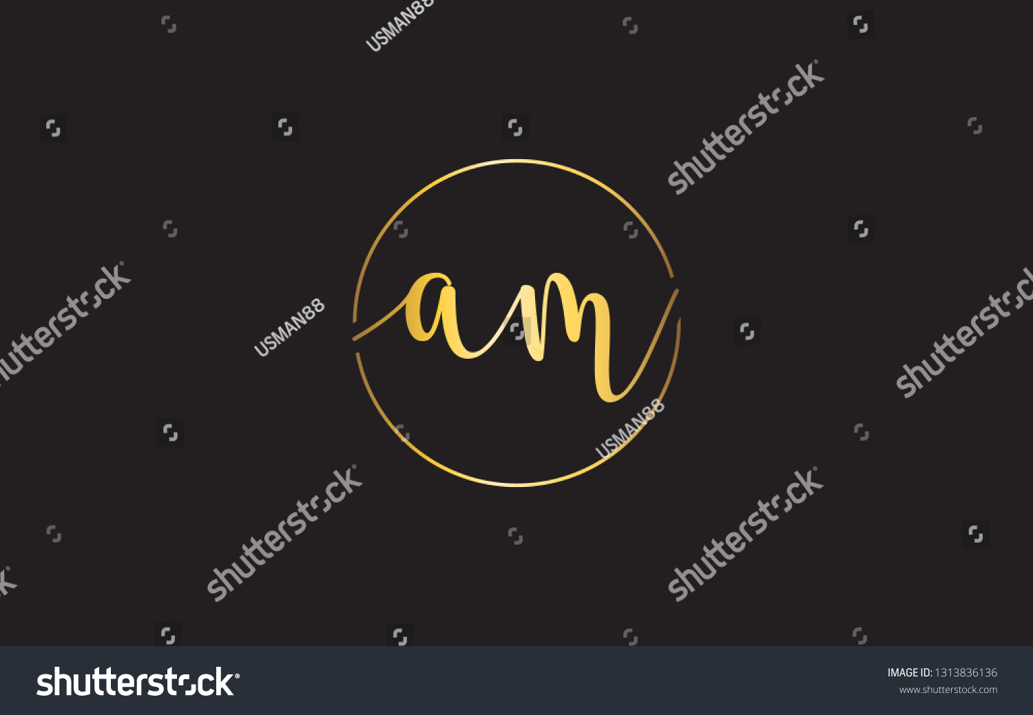 Ma M Lowercase Circular Cursive Letter: เวกเตอร์สต็อก (ปลอดค่าลิขสิทธิ์ ...