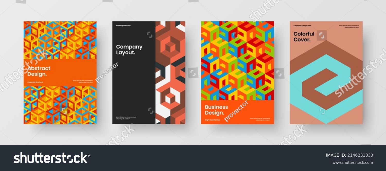Amazing Poster A4 Vector Design Layout Stock Vector (Royalty Free ...