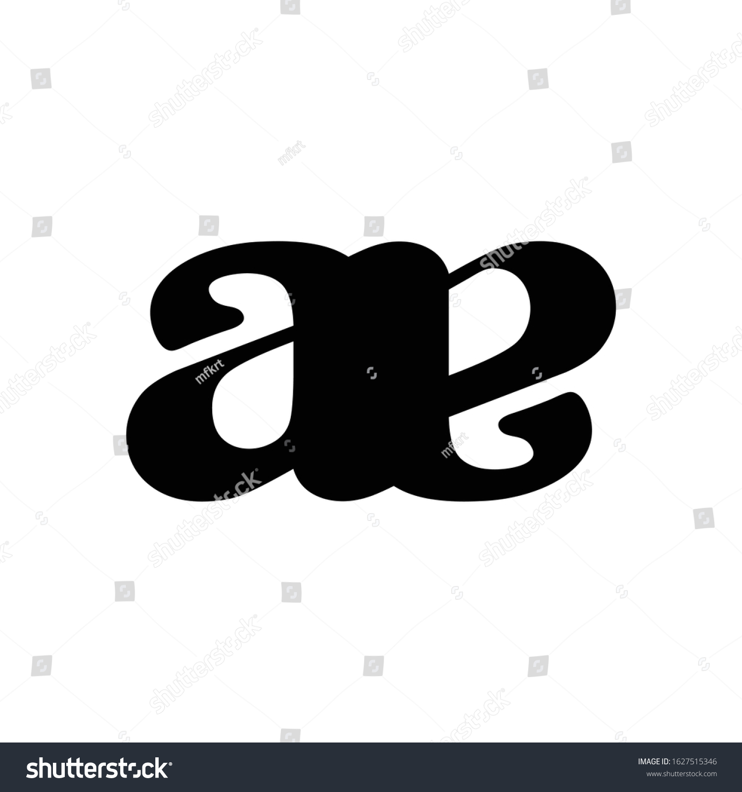 Ambigram Logo Type Font Vector: vector de stock (libre de regalías ...