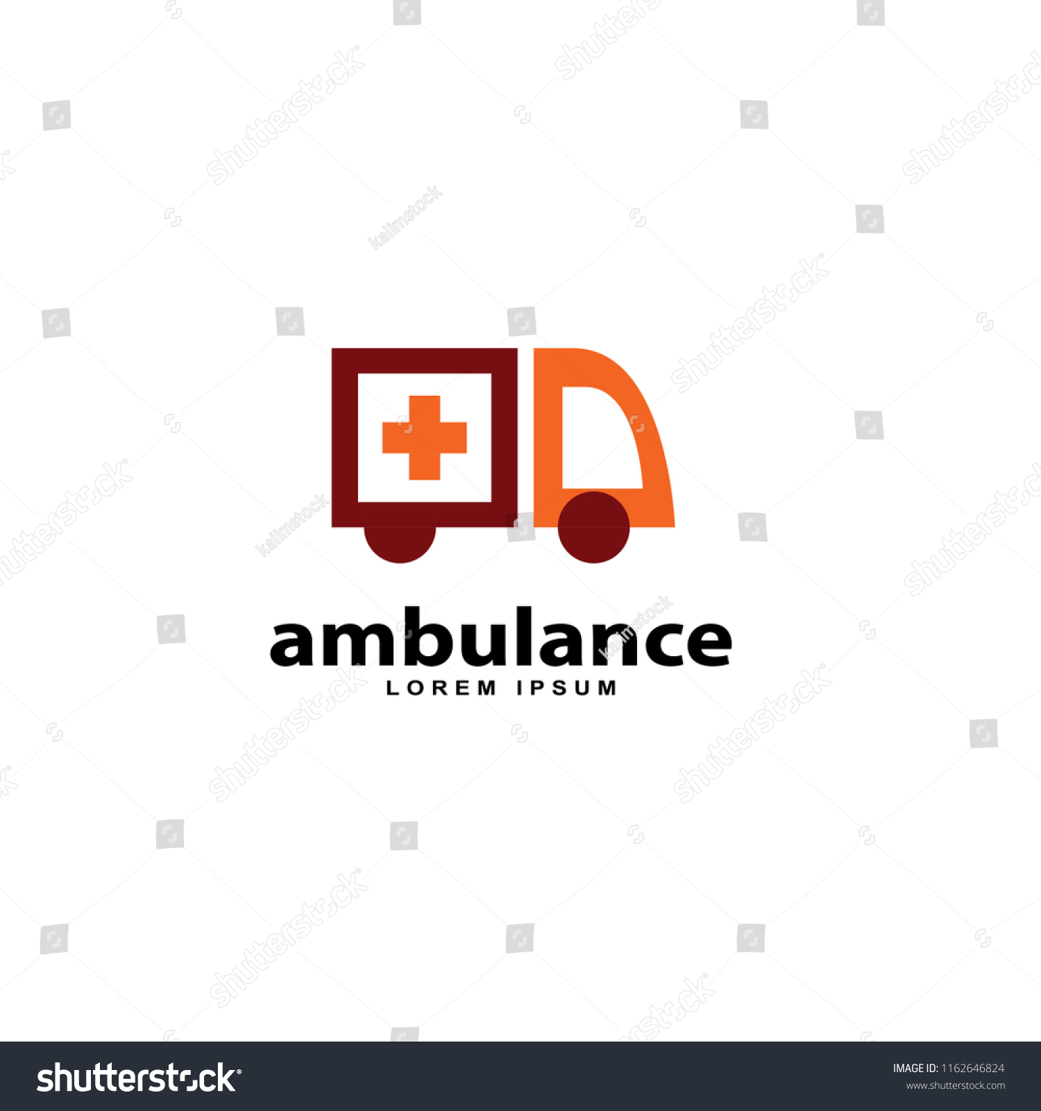 Ambulance Logo Design Vector Template Stock Vector (Royalty Free ...