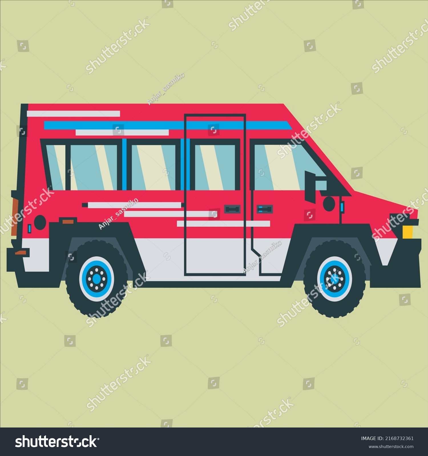 Ambulance Red White Illustration Vector Stock Vector (Royalty Free ...
