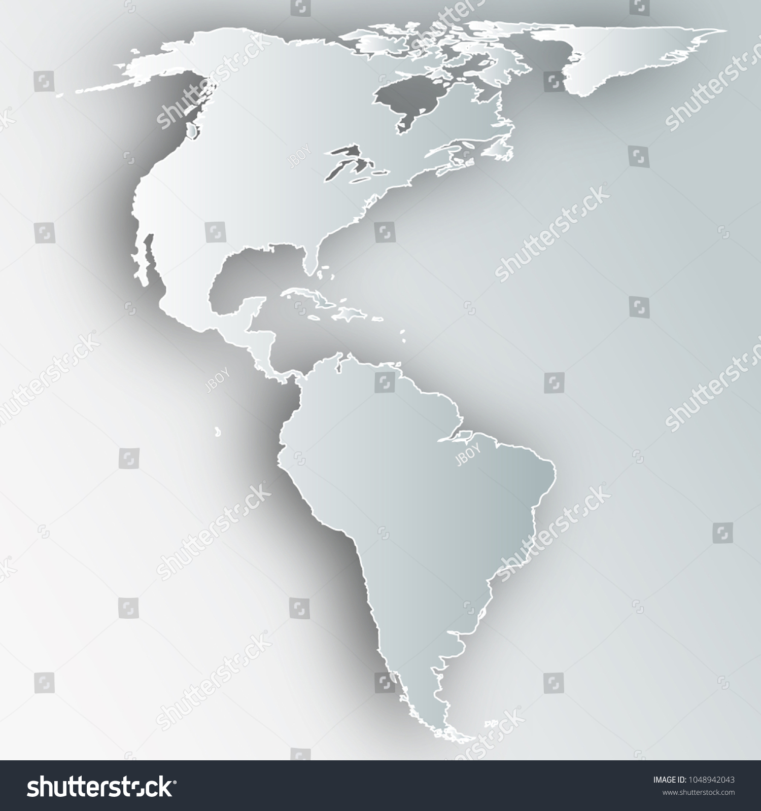 America Map Frame Icon Stock Vector (Royalty Free) 1048942043 ...