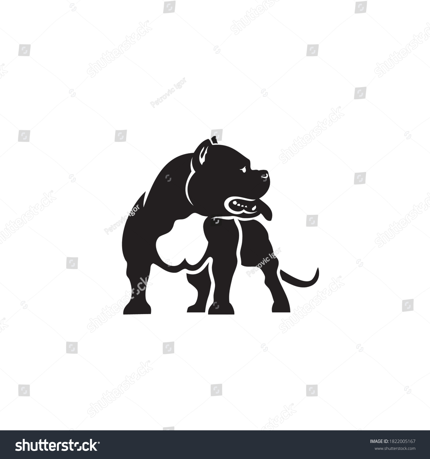 473 American bully puppy Stock Vectors, Images & Vector Art | Shutterstock