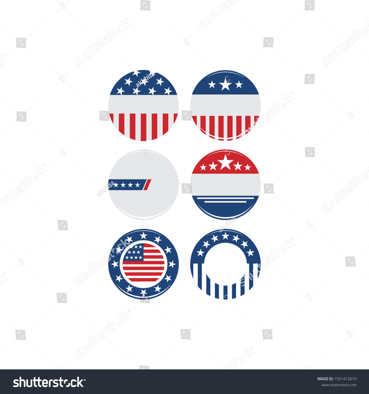American Design Symbol Vector Modern Stock Vector (Royalty Free ...
