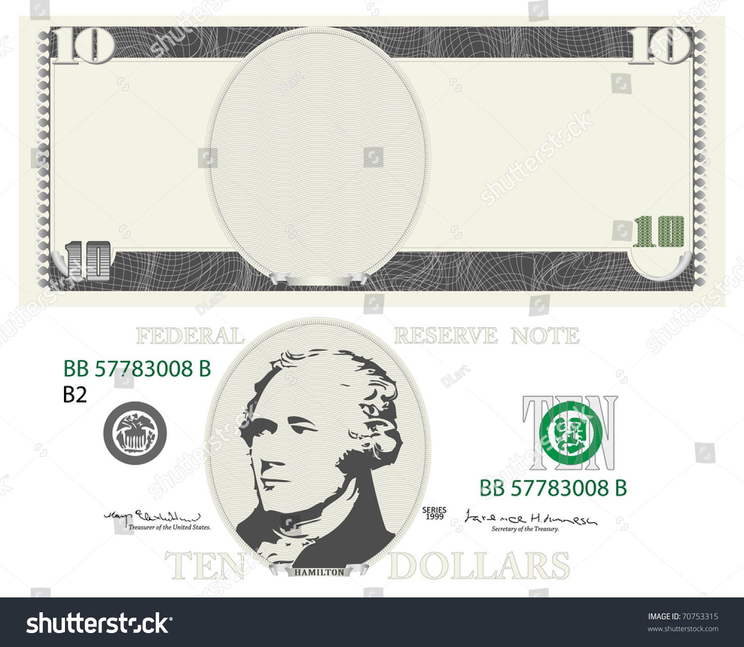 American Dollar Stock Vector (Royalty Free) 70753315 | Shutterstock