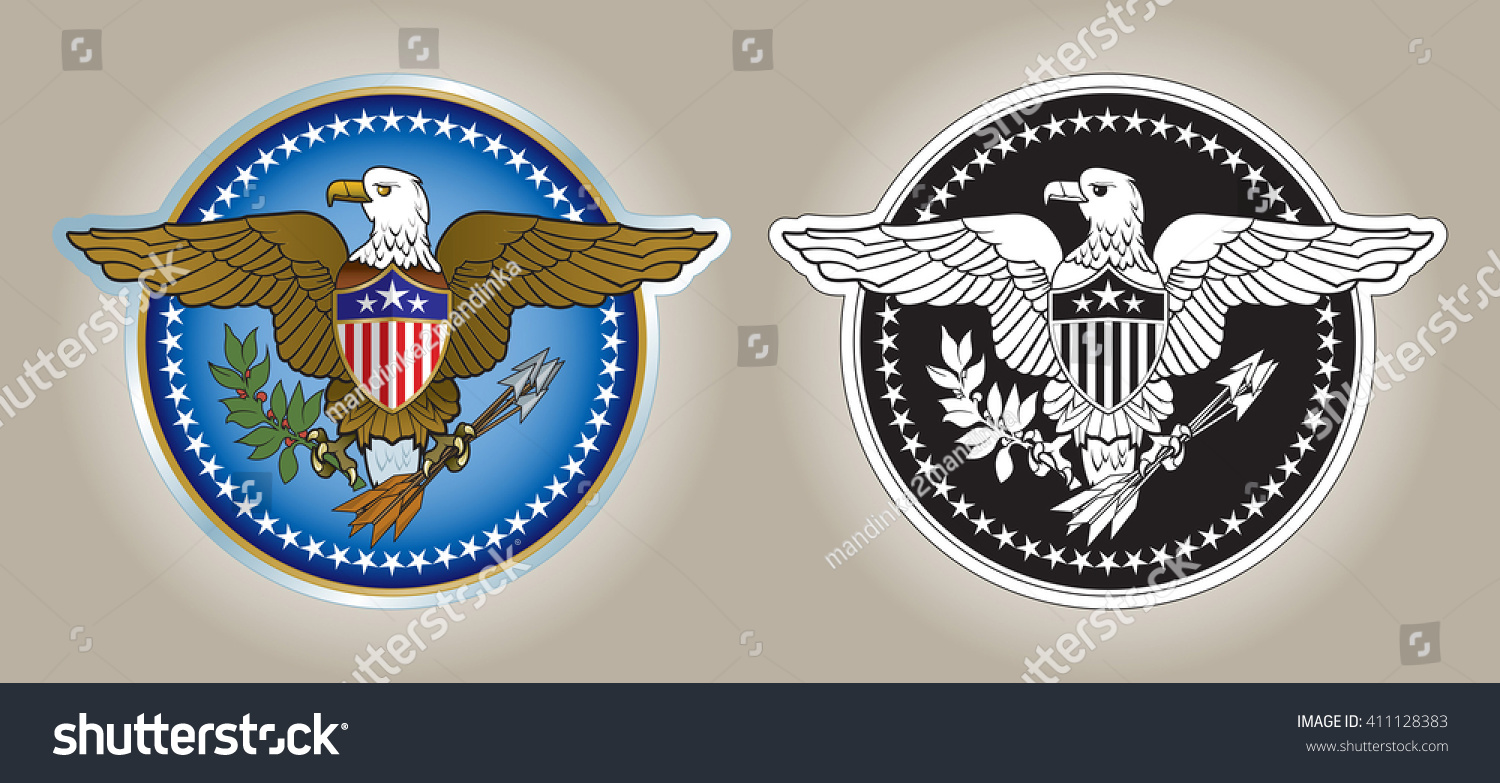 American Eagle Crest Stock Vector (Royalty Free) 411128383 | Shutterstock