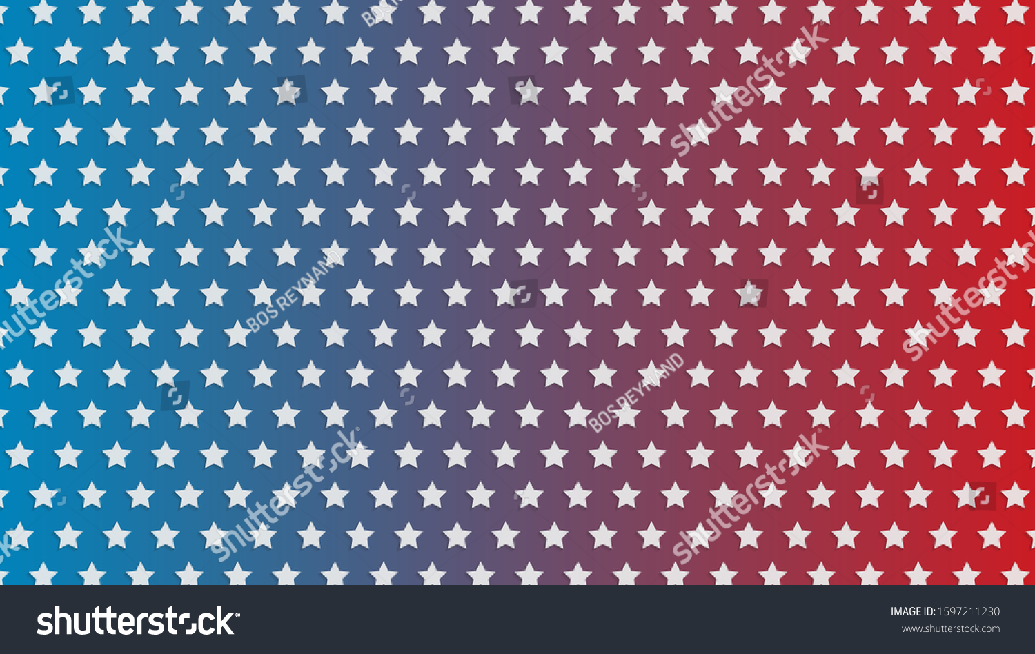 American Flag Background Vector Flag American Stock Vector (Royalty ...