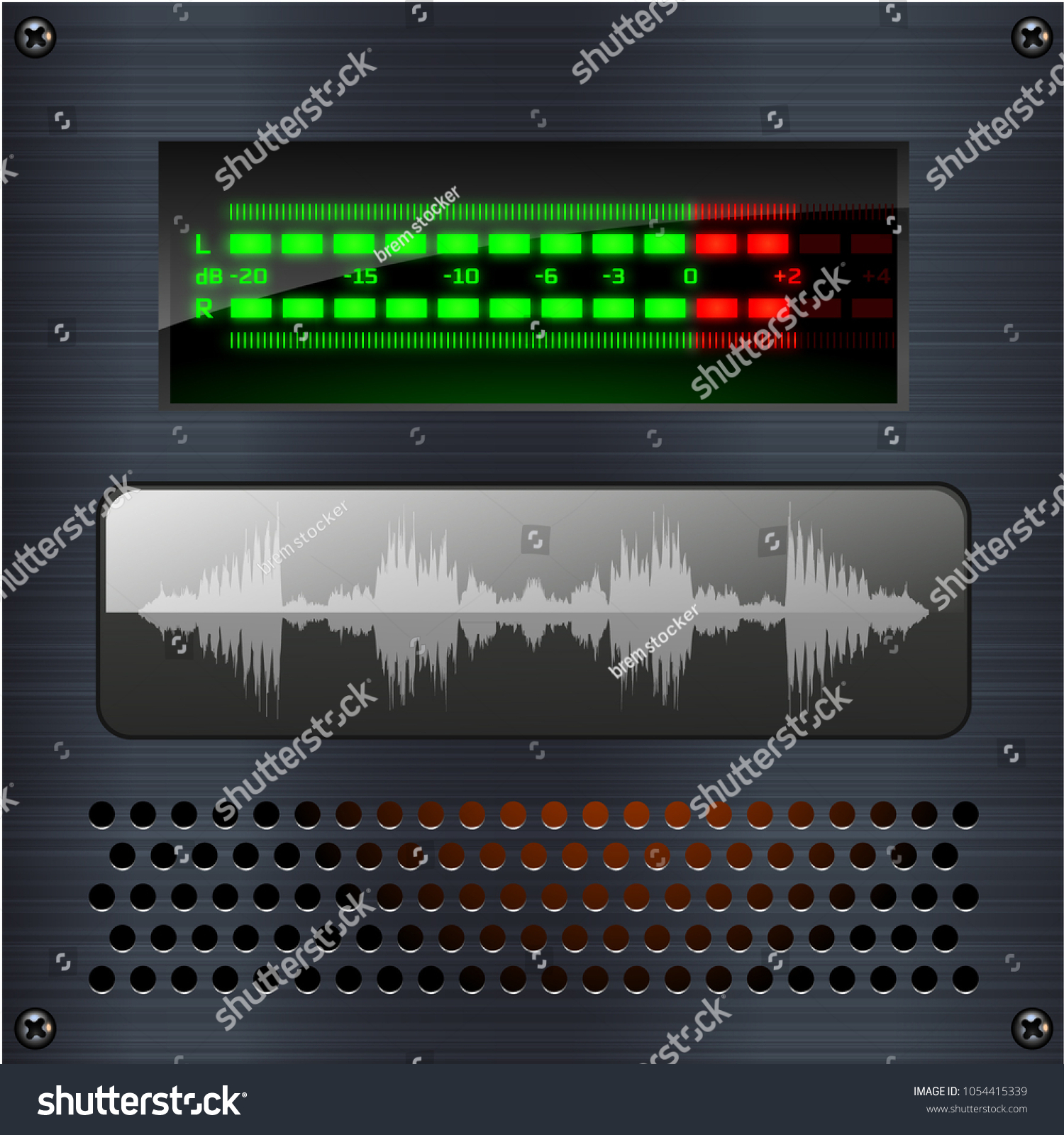 Amp Meter Equipment Vector Dashboard Stock Vector (Royalty Free ...