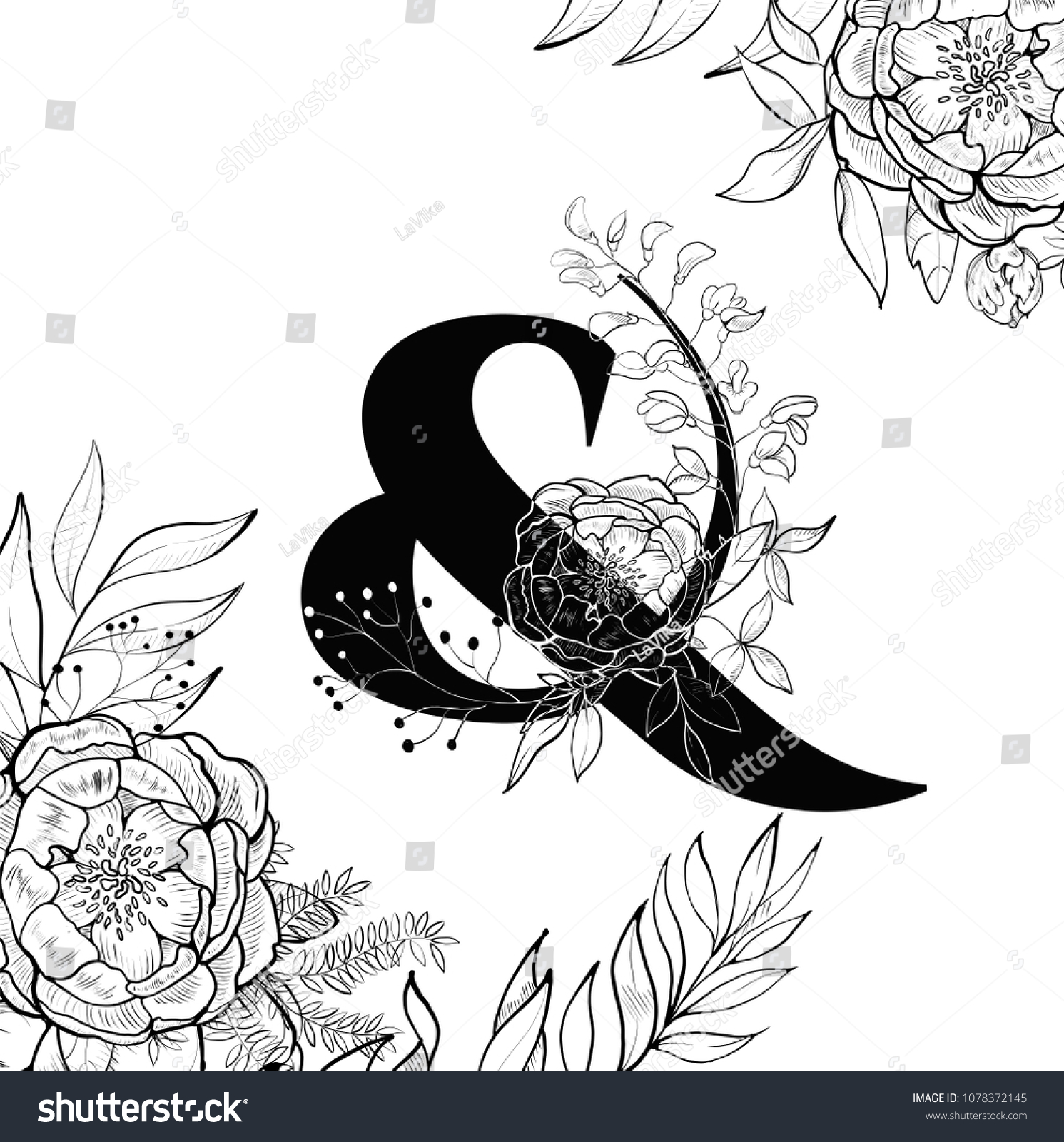 Ampersand Hand Drawn Doodle Vector Stock Vector (Royalty Free ...
