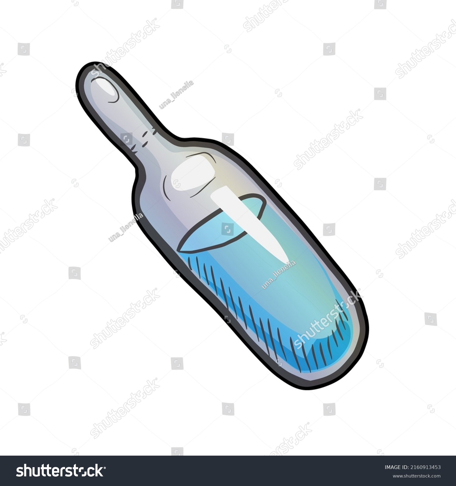 Ampule Vector Illustration Isolated On White Stock Vector (Royalty Free ...