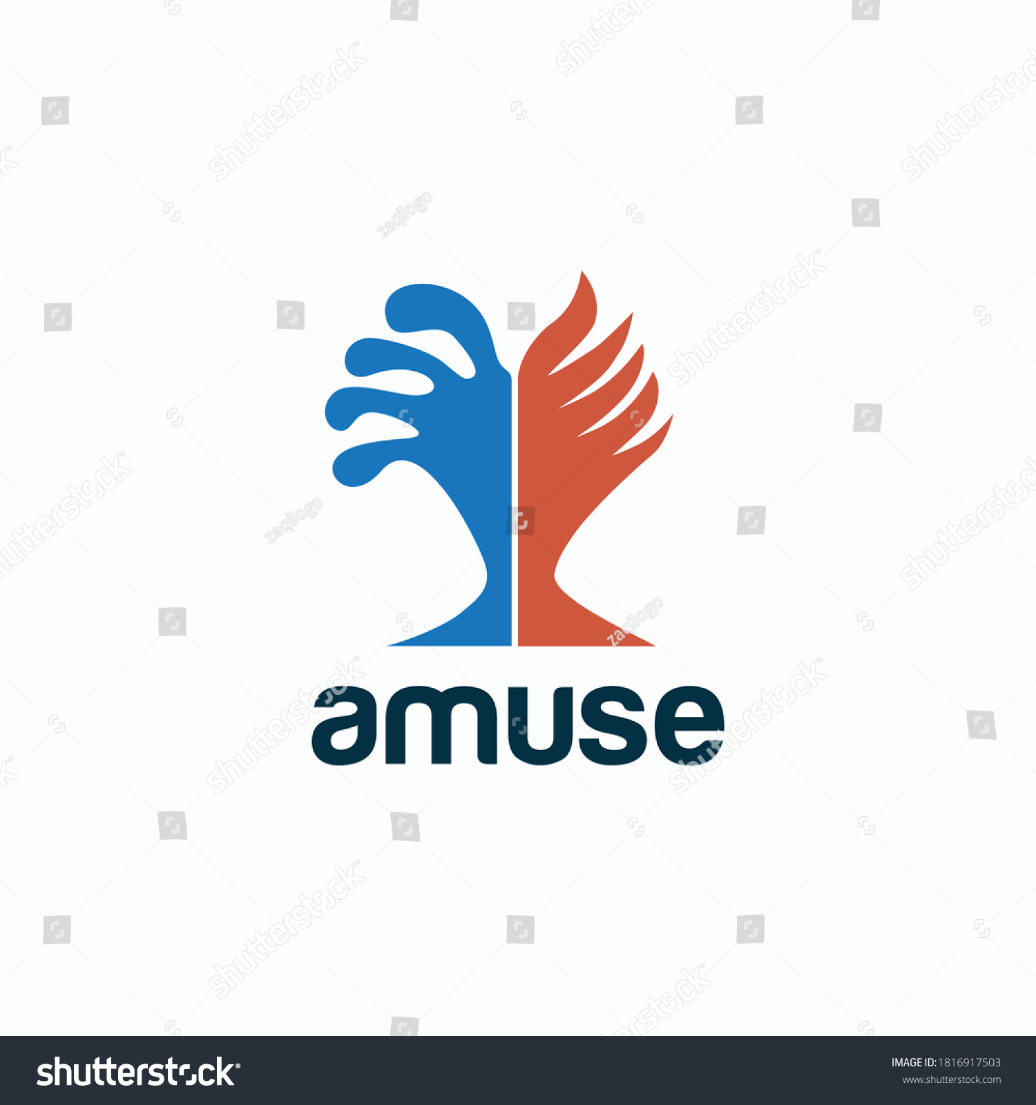 Amuse Logo Vector Simple Design Natural Stock Vector (Royalty Free ...
