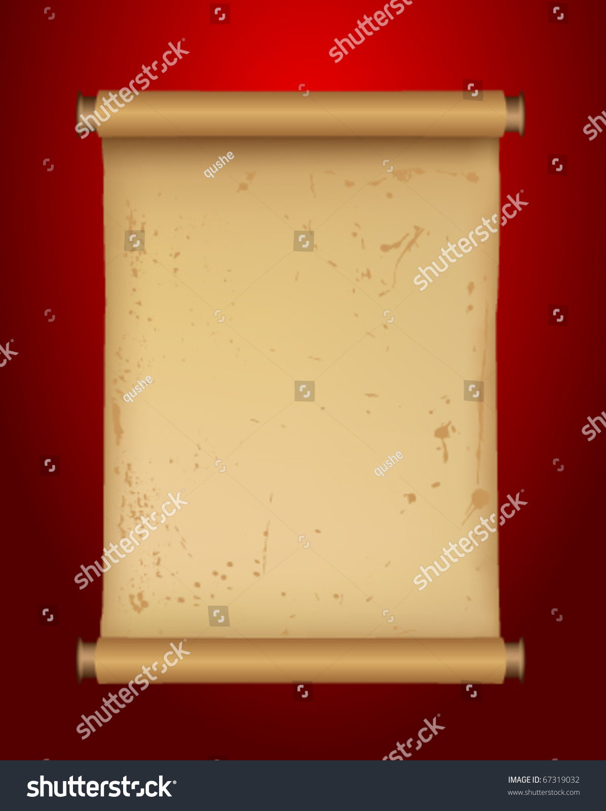 Ancient Chinese Scroll Stock Vector (Royalty Free) 67319032 | Shutterstock