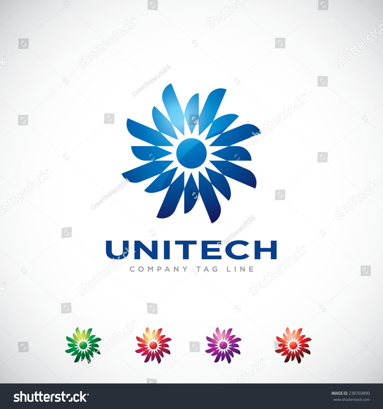 Attractive Unitech Vector Logo Symbol: Stock-Vektorgrafik (Lizenzfrei ...